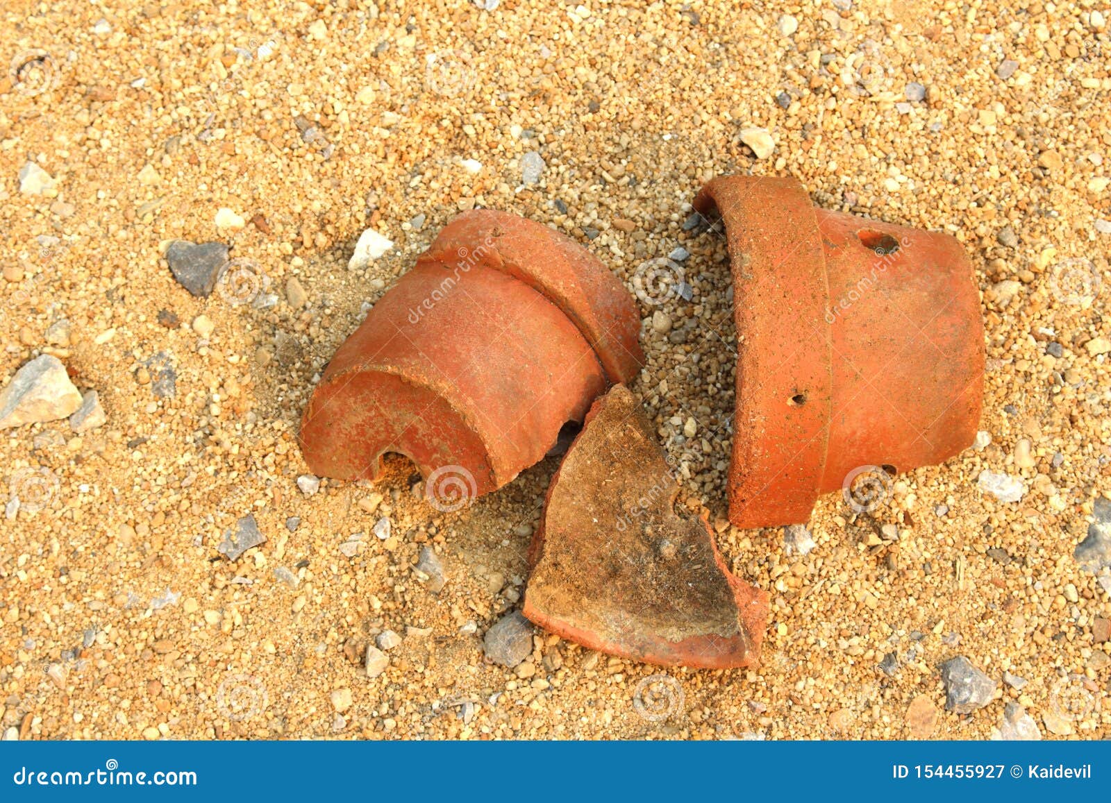 Cracked pot on the ground stock image. Image of brown - 154455927