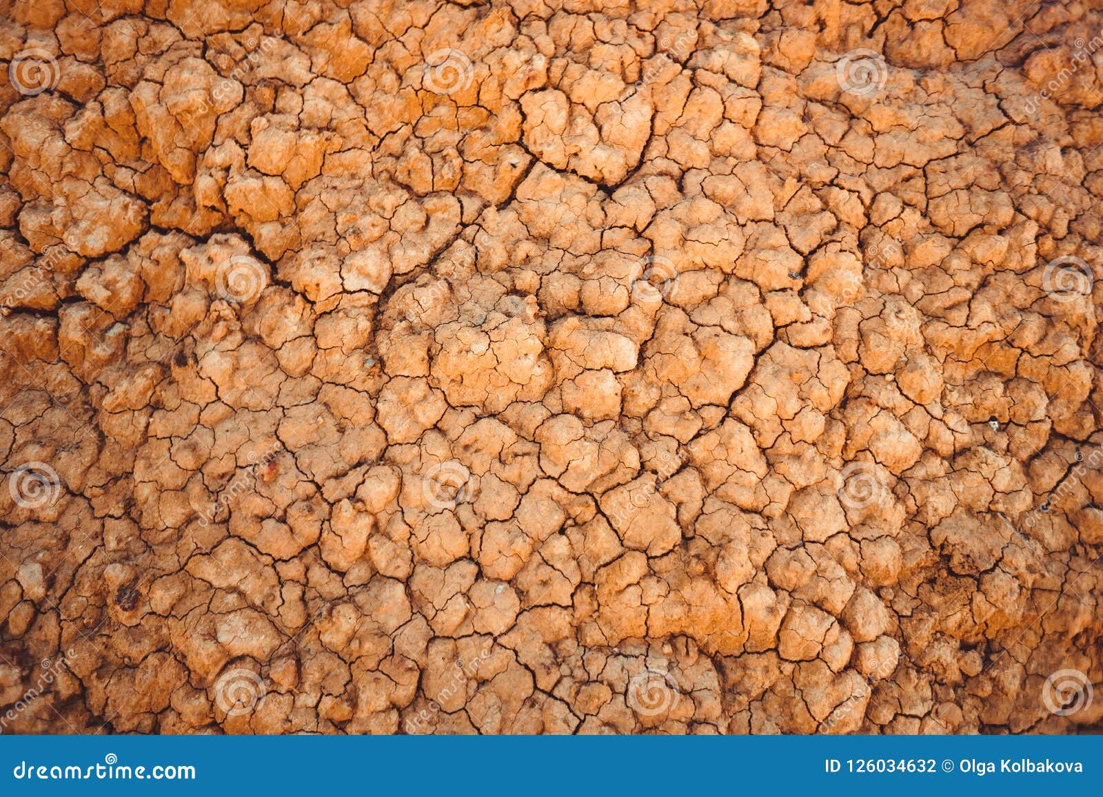 The texture of the clay stock photo. Image of dump, nature - 126034632
