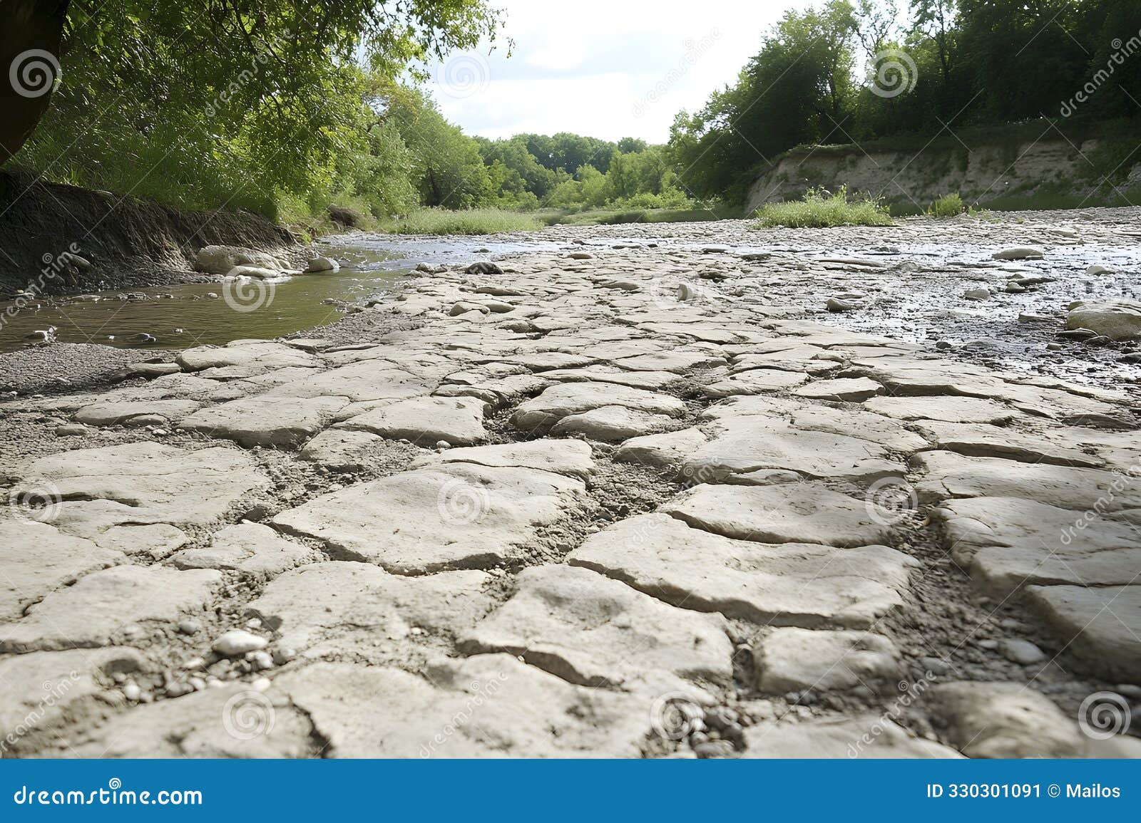 Cracked River Crust Drought Soil Stream Wetland Water, Swamp Creek ...