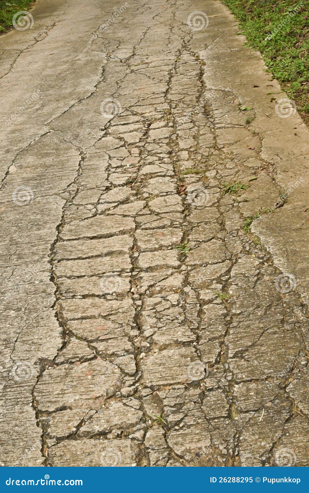 Cracked road stock image. Image of rock, gray, grunge - 26288295