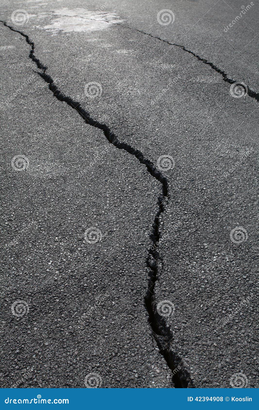 Cracked road stock photo. Image of outdoors, cement, chap - 42394908