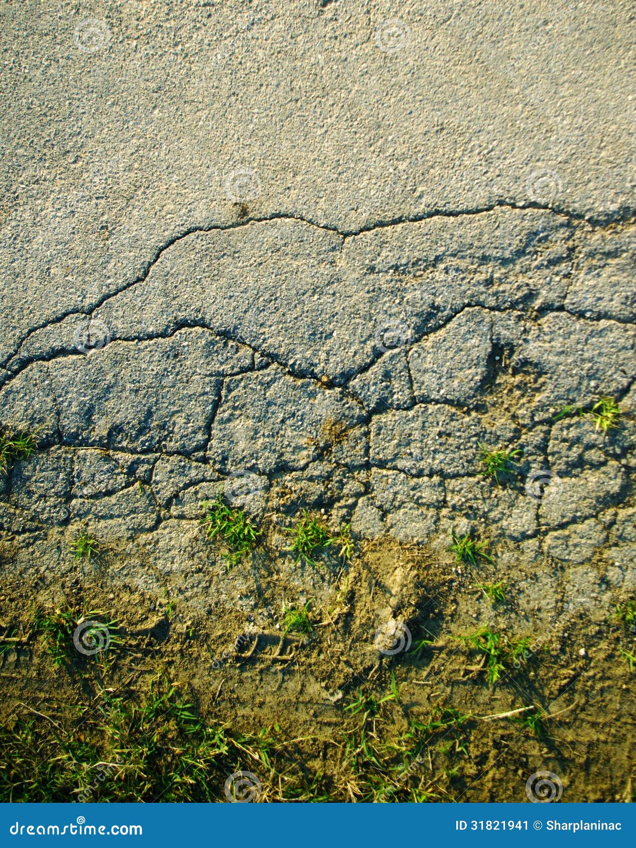 Broken Road Texture