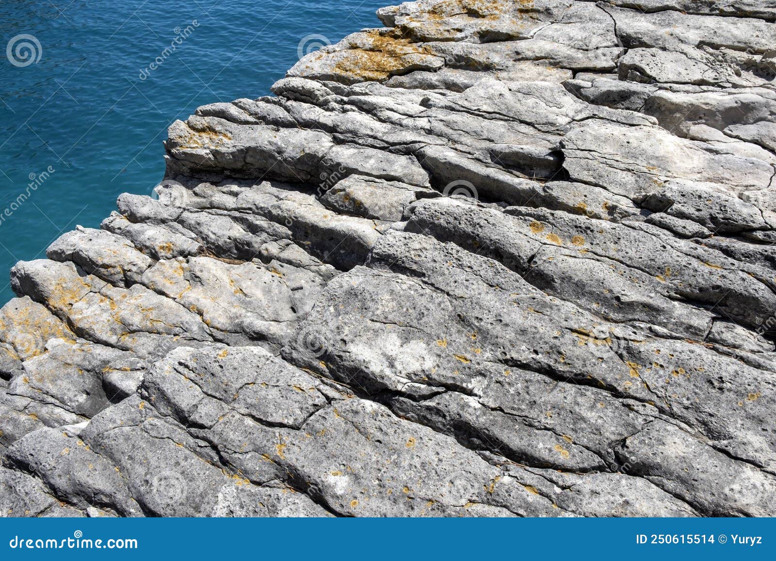 Cracked rocks pattern stock photo. Image of scenic, slate - 250615514