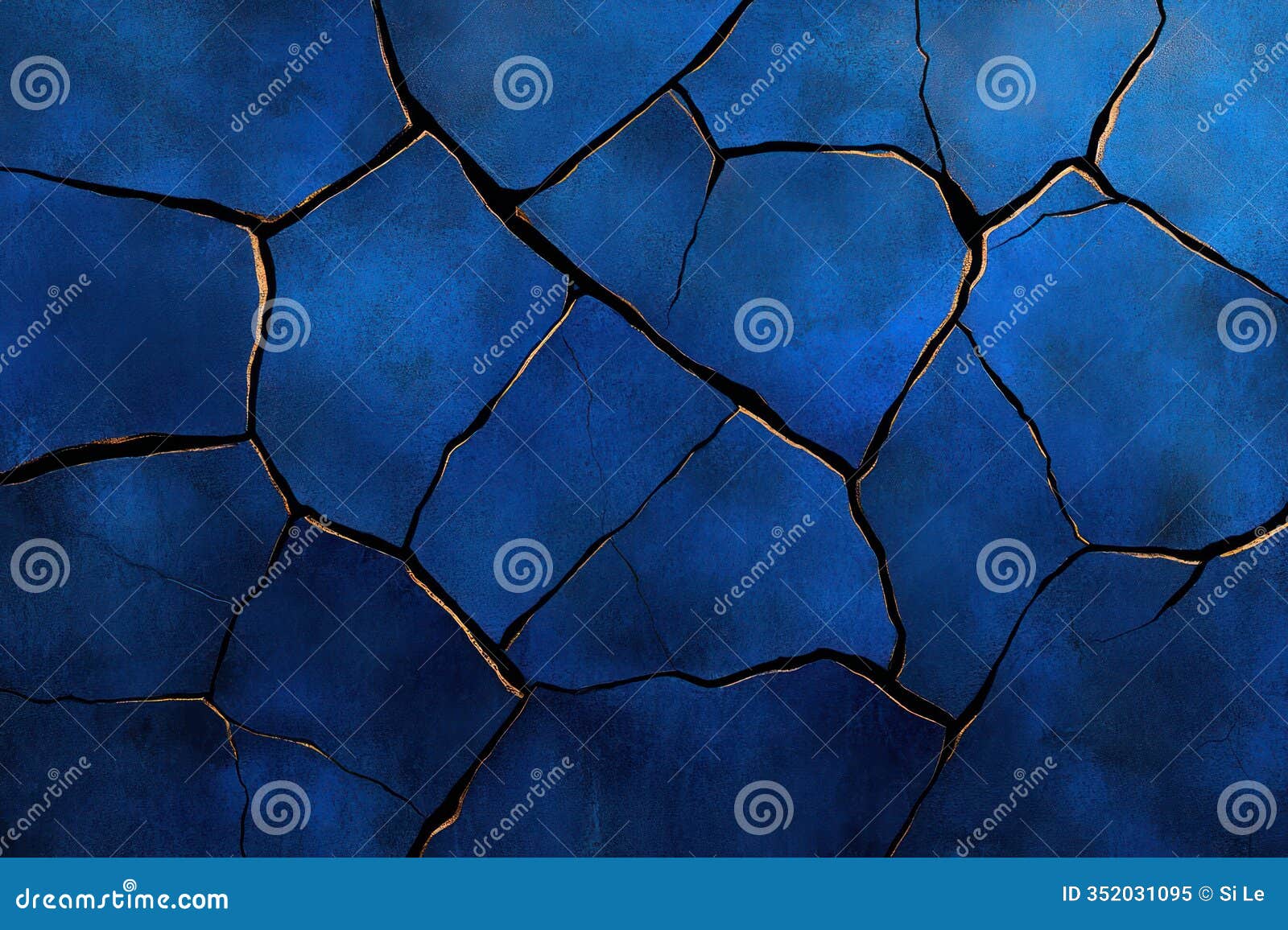 Cracked Rustic Blue Concrete Texture for Background or Flooring Stock ...