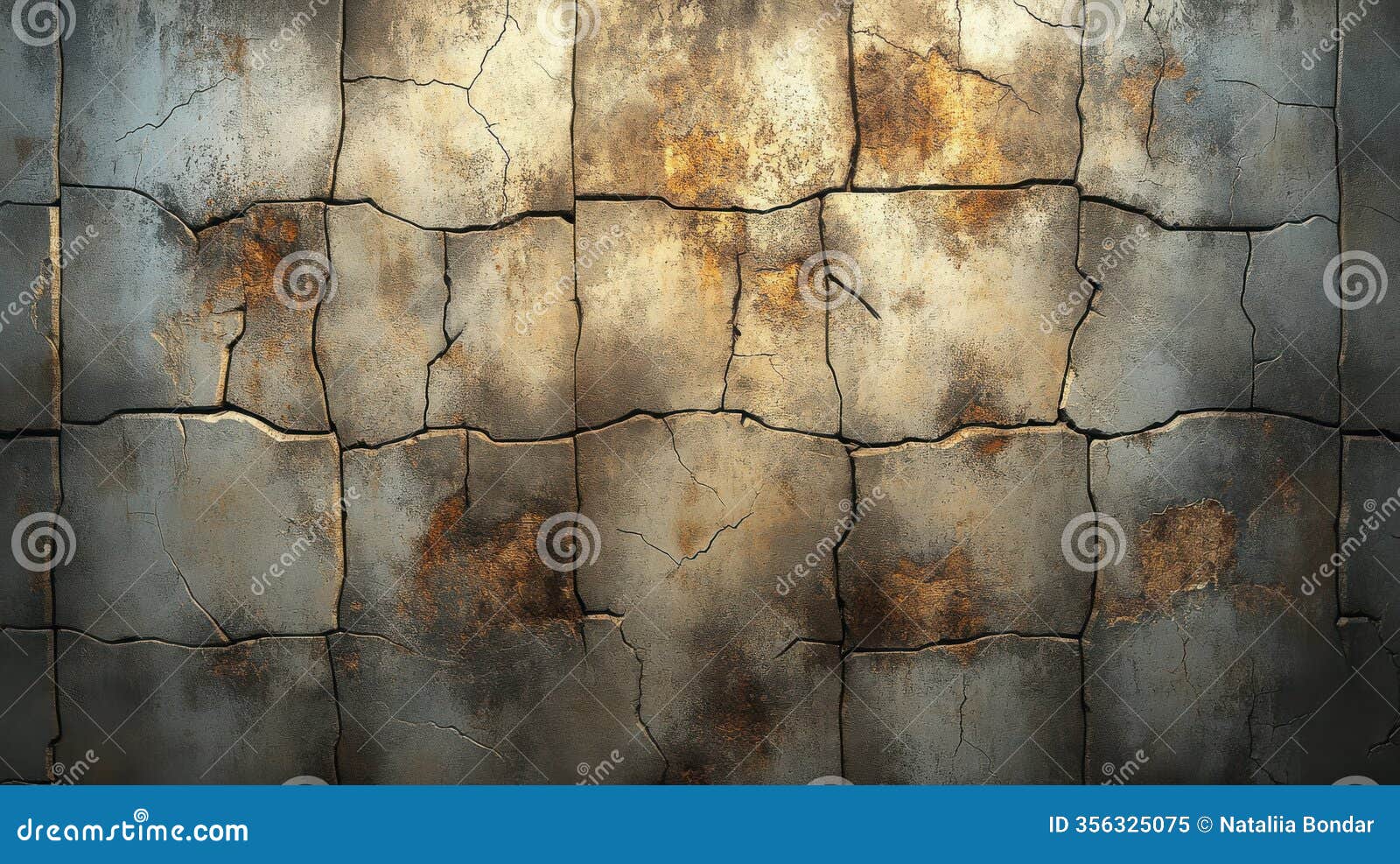 Cracked Rustic Wall Texture with Weathered Surface and Abstract Grunge Pattern Stock Image ...