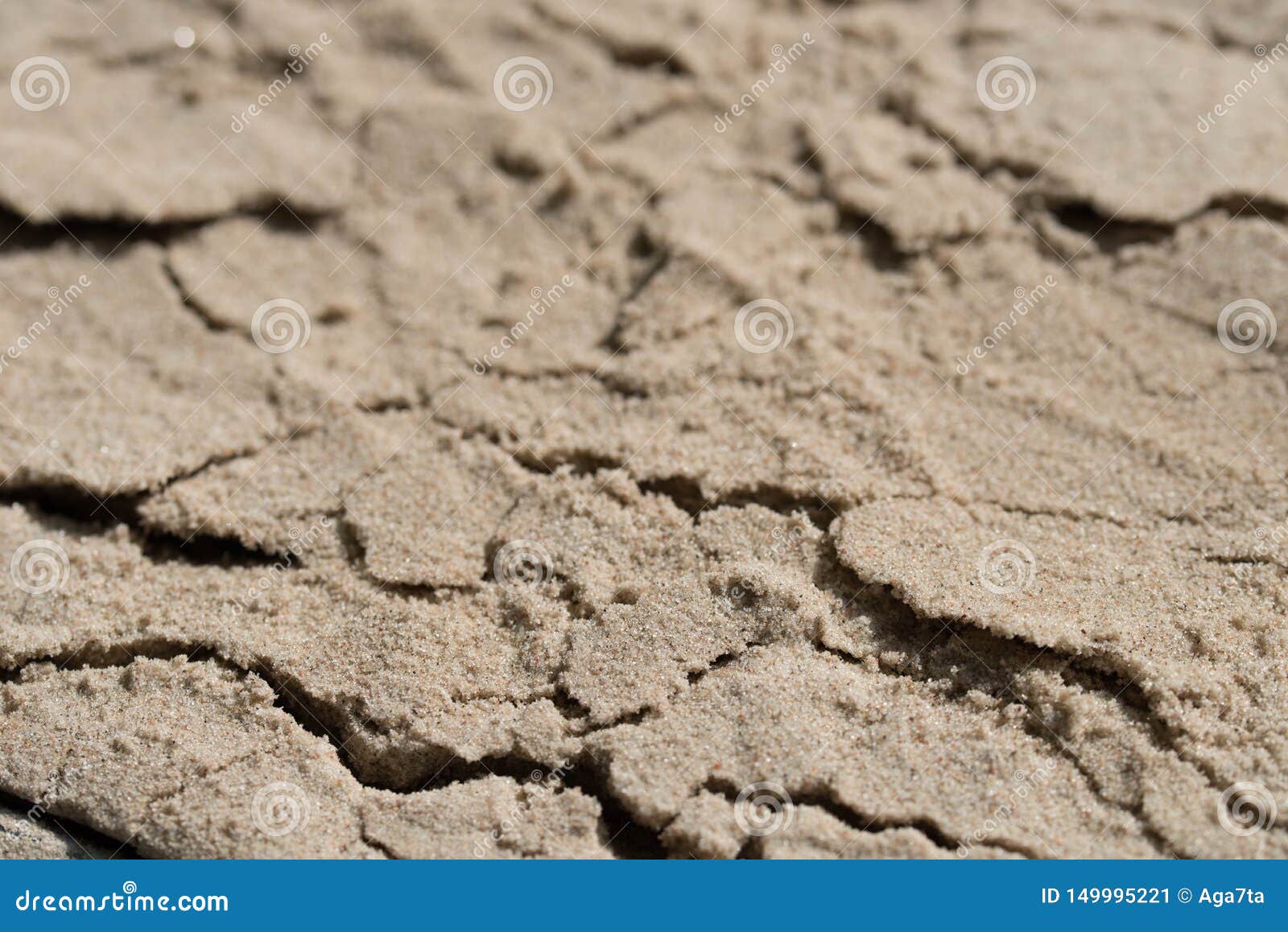 Cracked Sand Background Texture Stock Image - Image of field ...
