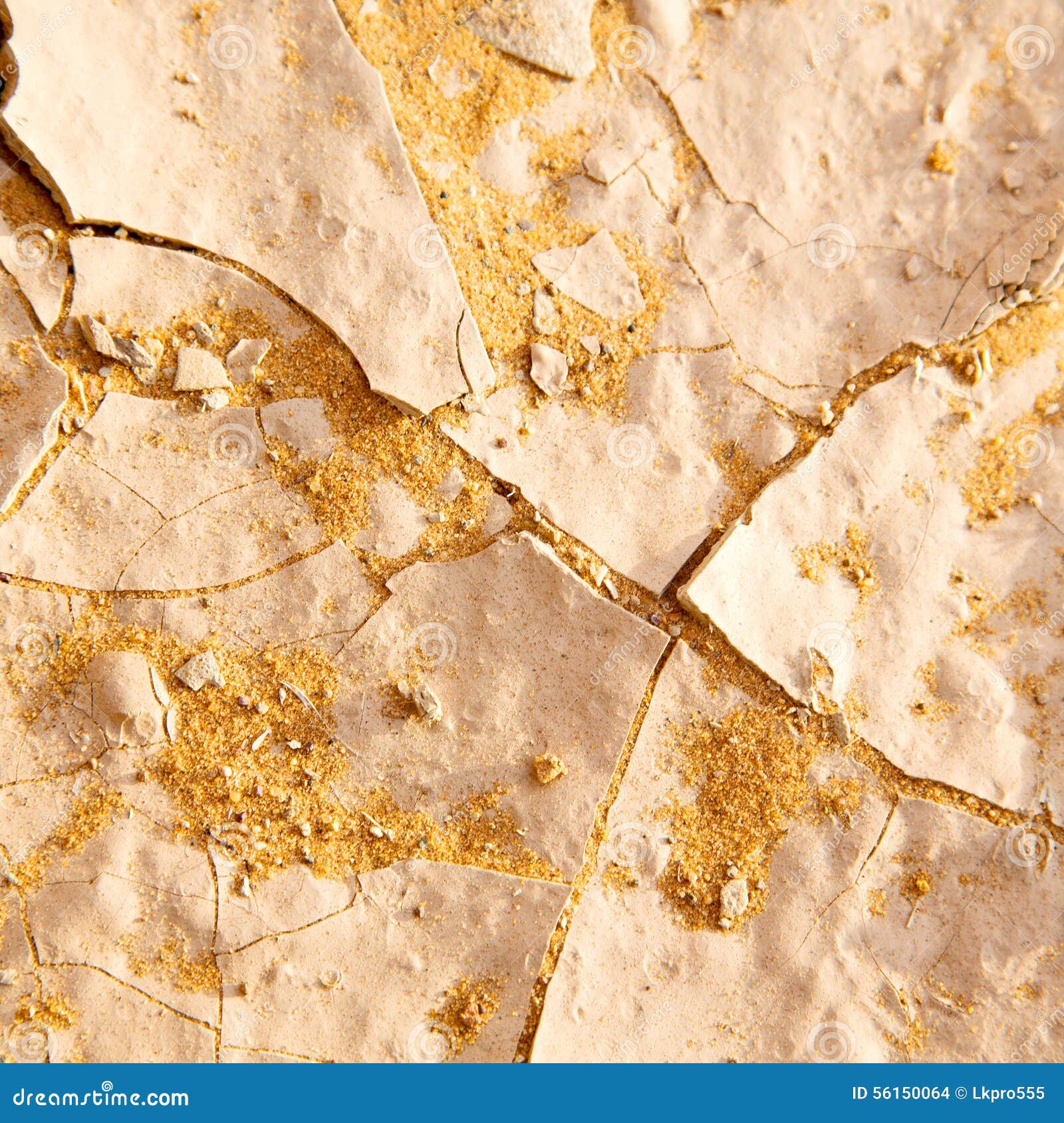 Cracked Sand in Morocco Africa Desert Abstract Macro Stock Photo ...