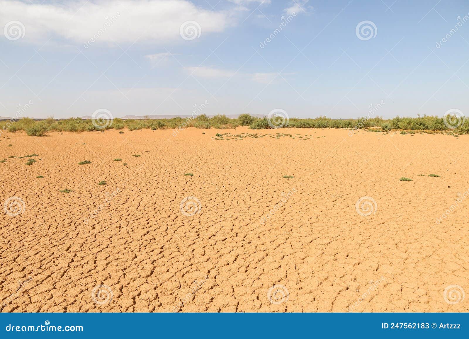 Cracked sand stock image. Image of plain, dead, dust - 247562183