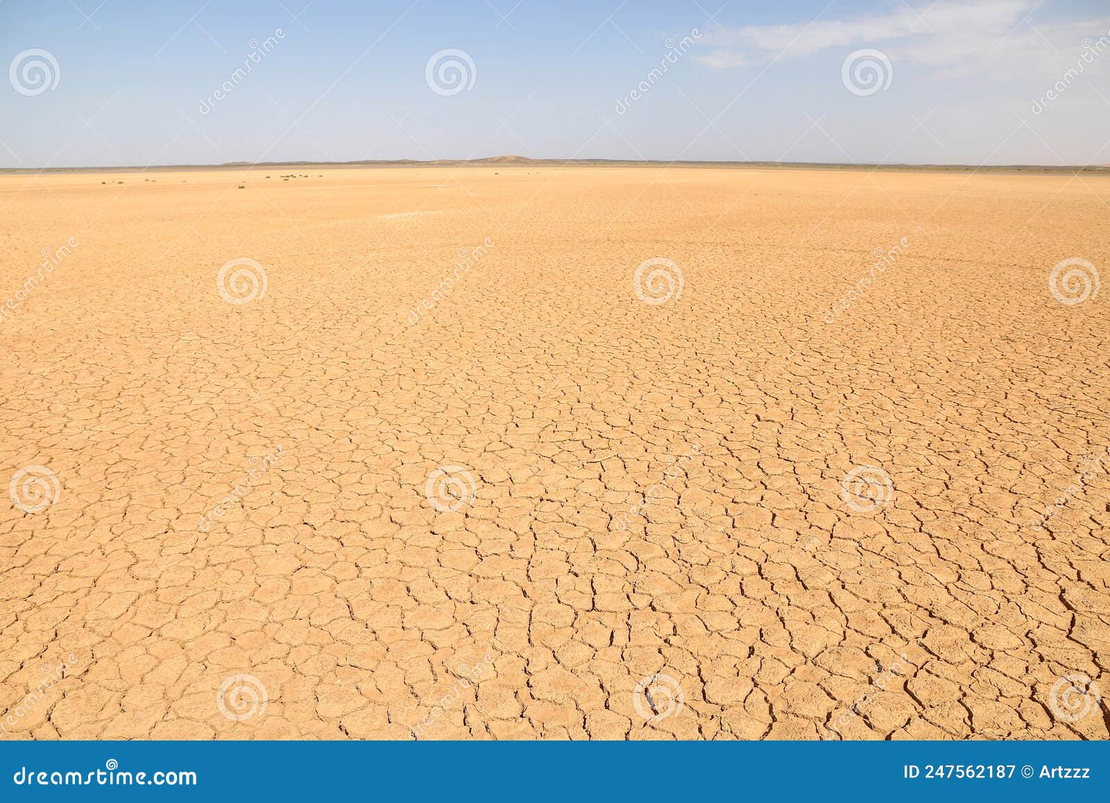 Cracked sand stock image. Image of arid, plain, desert - 247562187