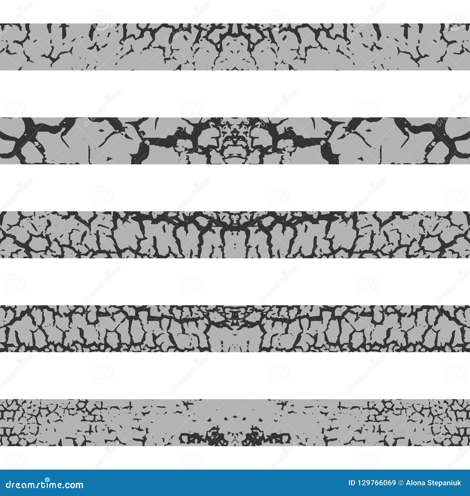 Cracked seamless pattern 2 stock vector. Illustration of gray - 129766069
