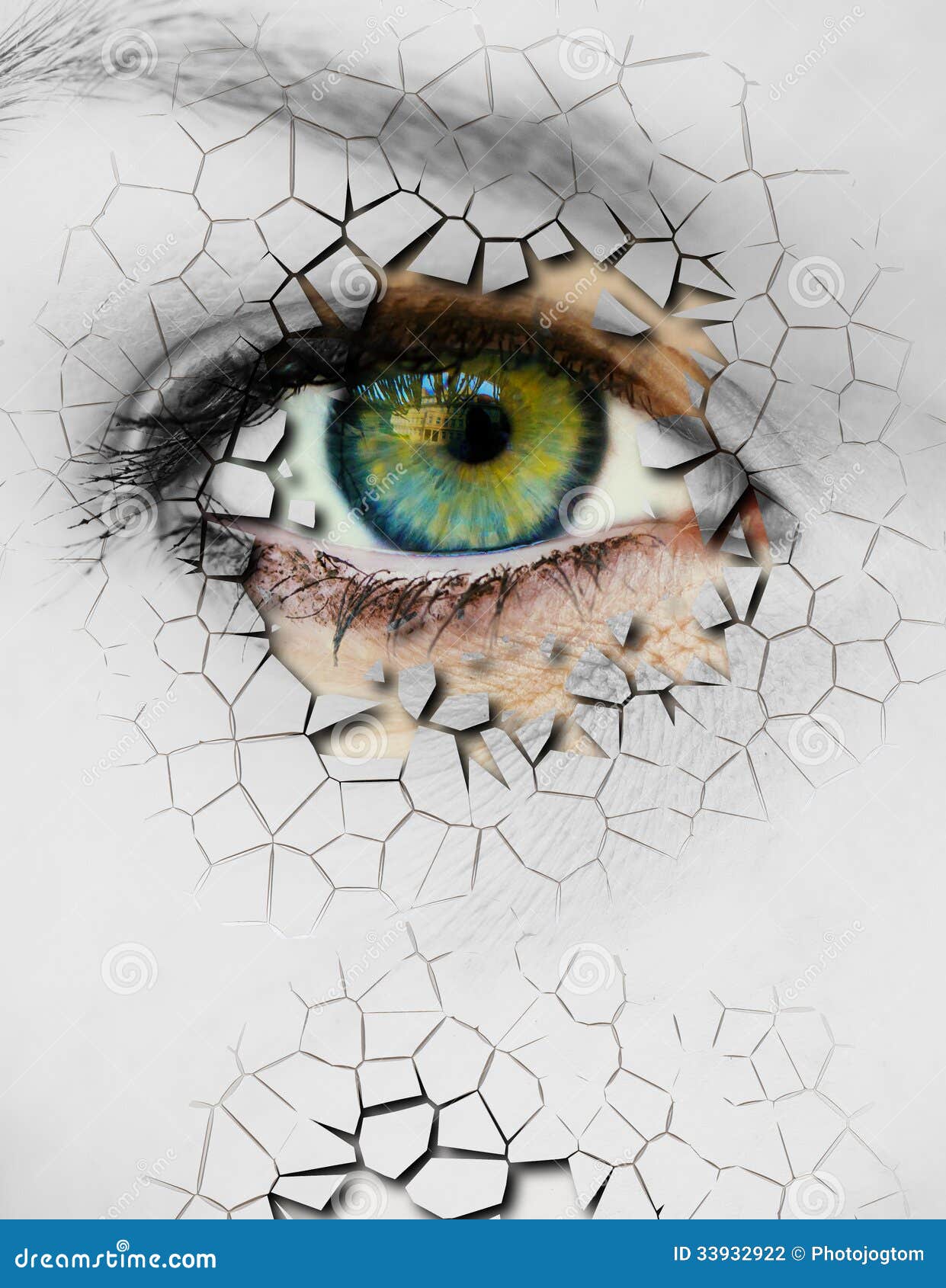 Cracked Skin stock photo. Image of burnout, eyes, dermatologist - 33932922