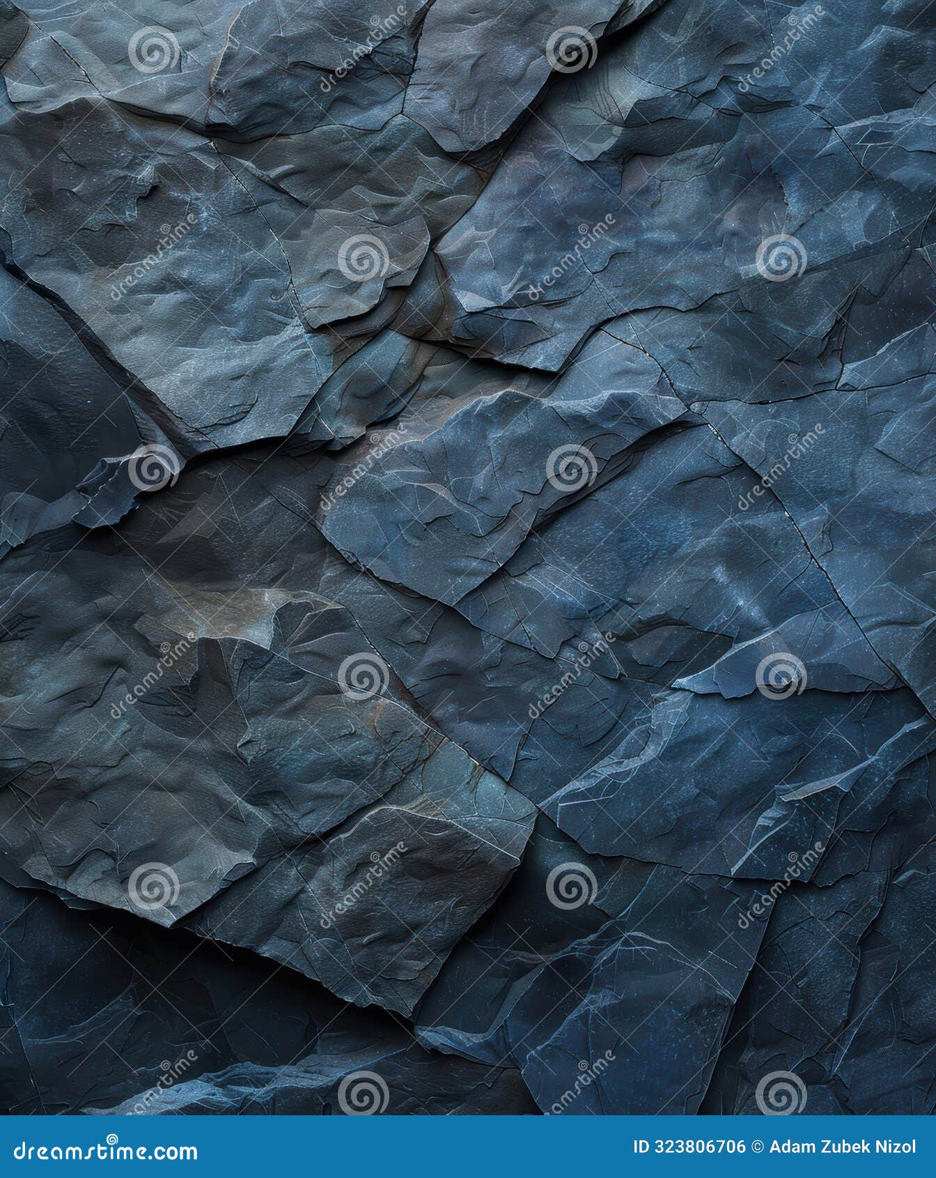 Cracked Slate Rock Texture Background Stock Illustration - Illustration ...