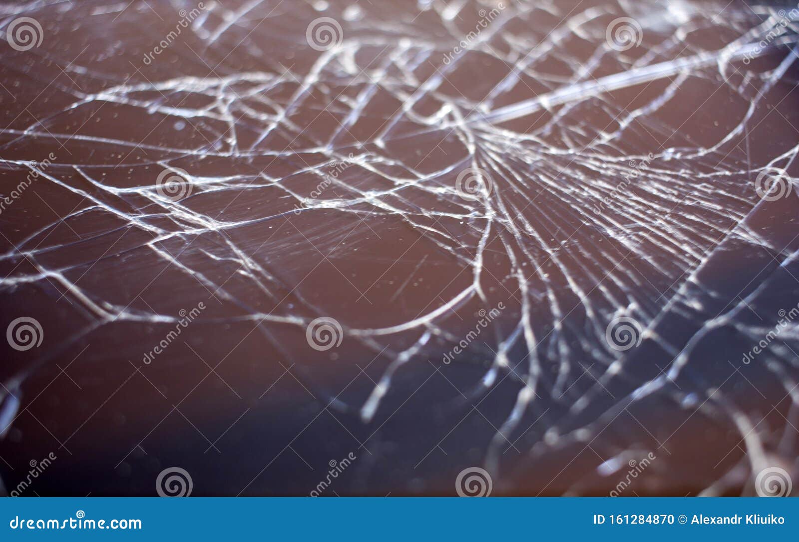Cracked Smart Phone Screen Close-up. Broken Glass Texture Background ...
