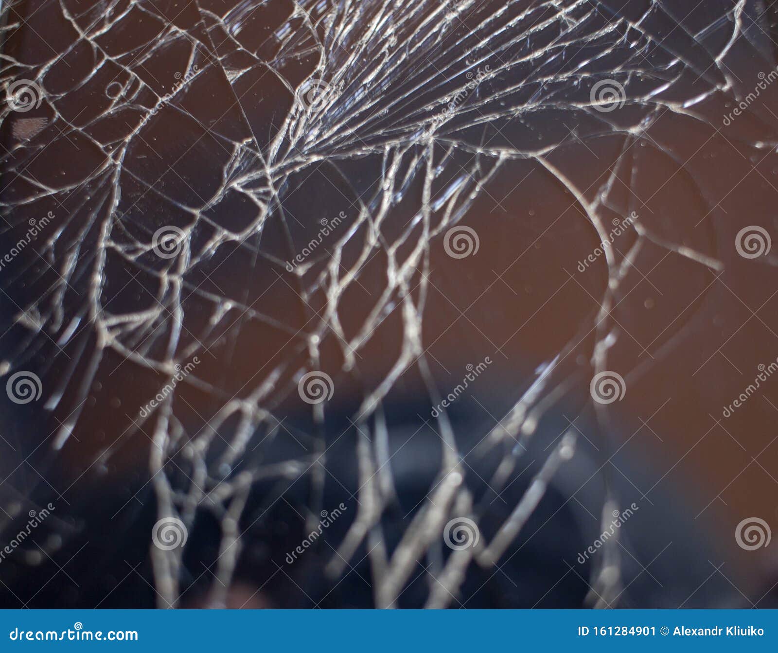 Cracked Smart Phone Screen Close-up. Broken Glass Texture Background ...