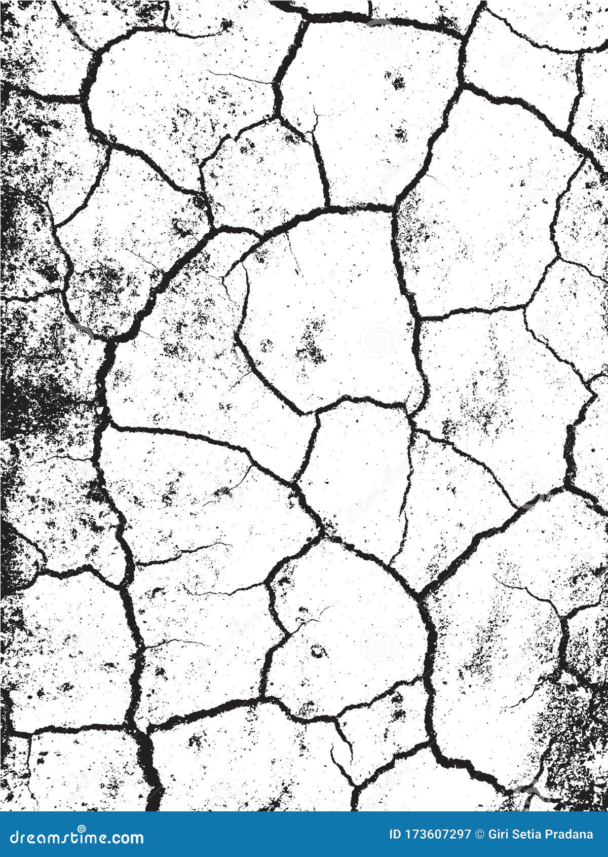 Cracked Soil Texture Vector Design Stock Vector - Illustration of ...