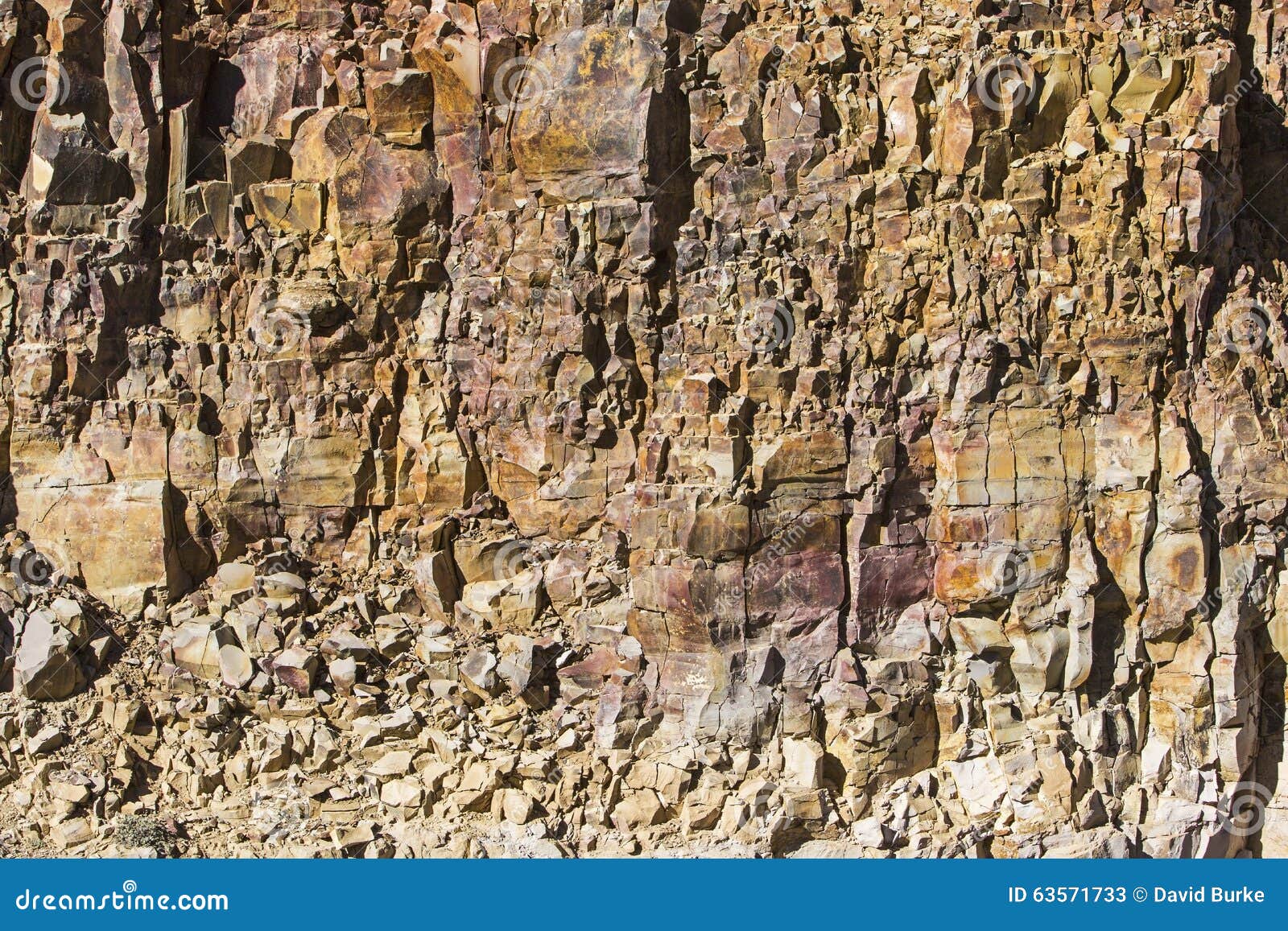Cracked Stained Rock Cliff Formation Stock Image - Image of limestone ...