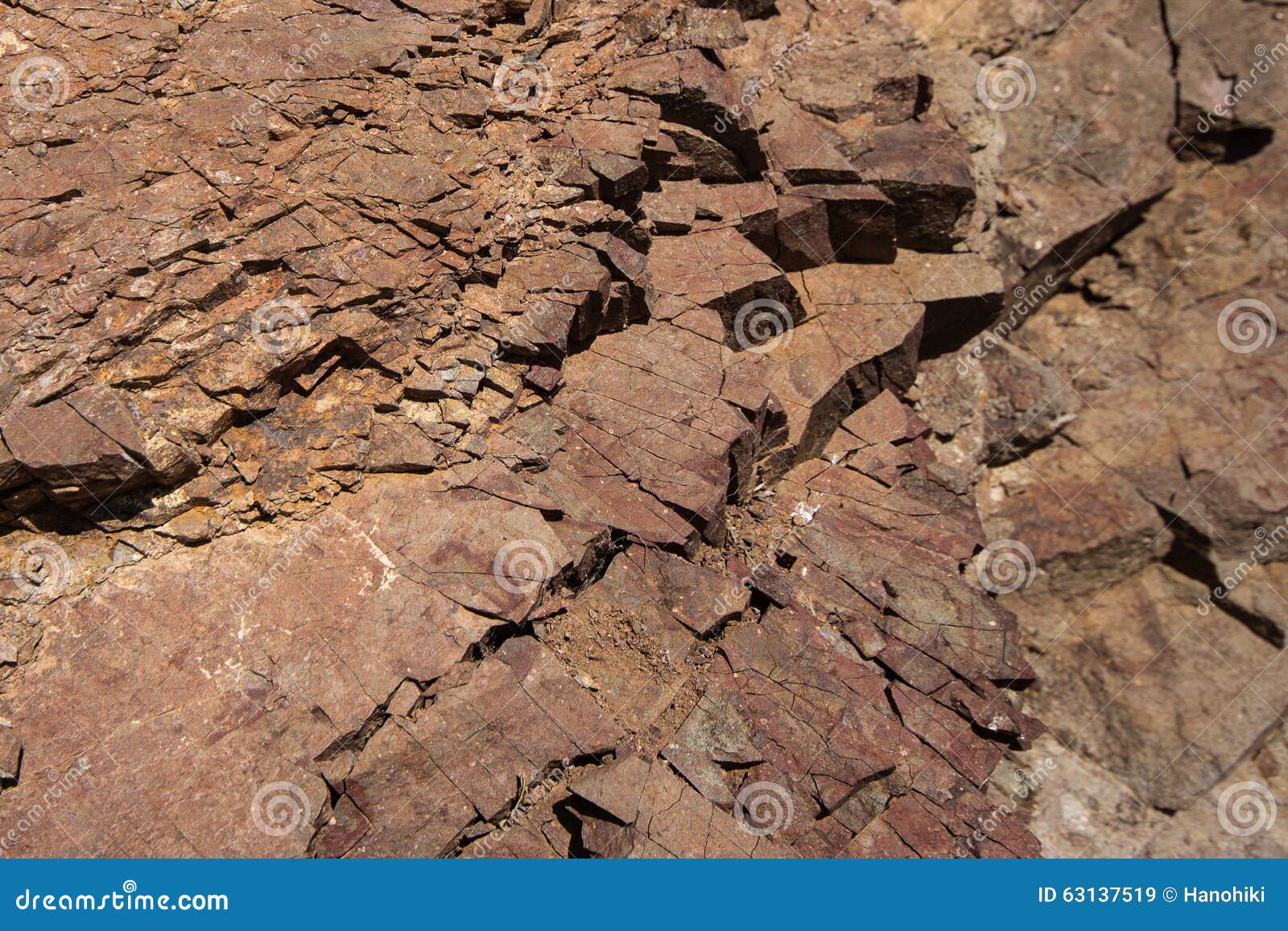 Cracked Stone Texture Closeup - Rock Crack Stock Image - Image of ...