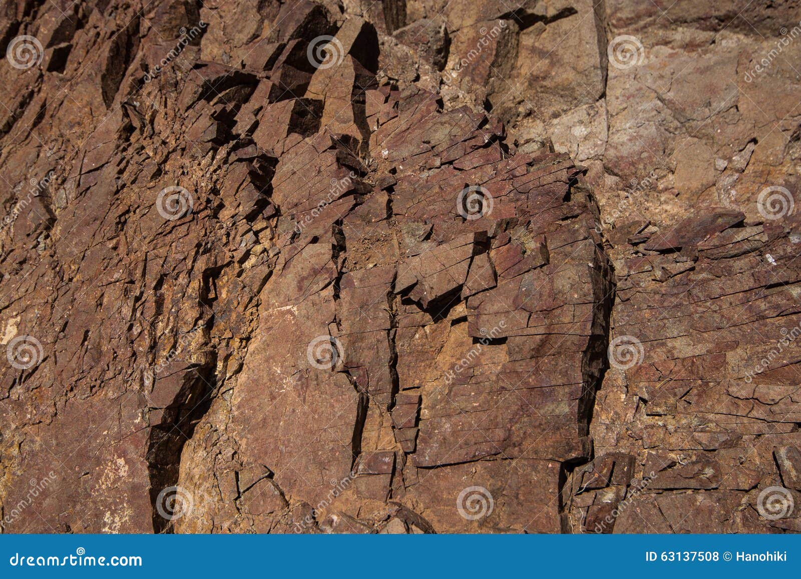Cracked Stone Texture Closeup - Rock Crack Stock Photo - Image of ...