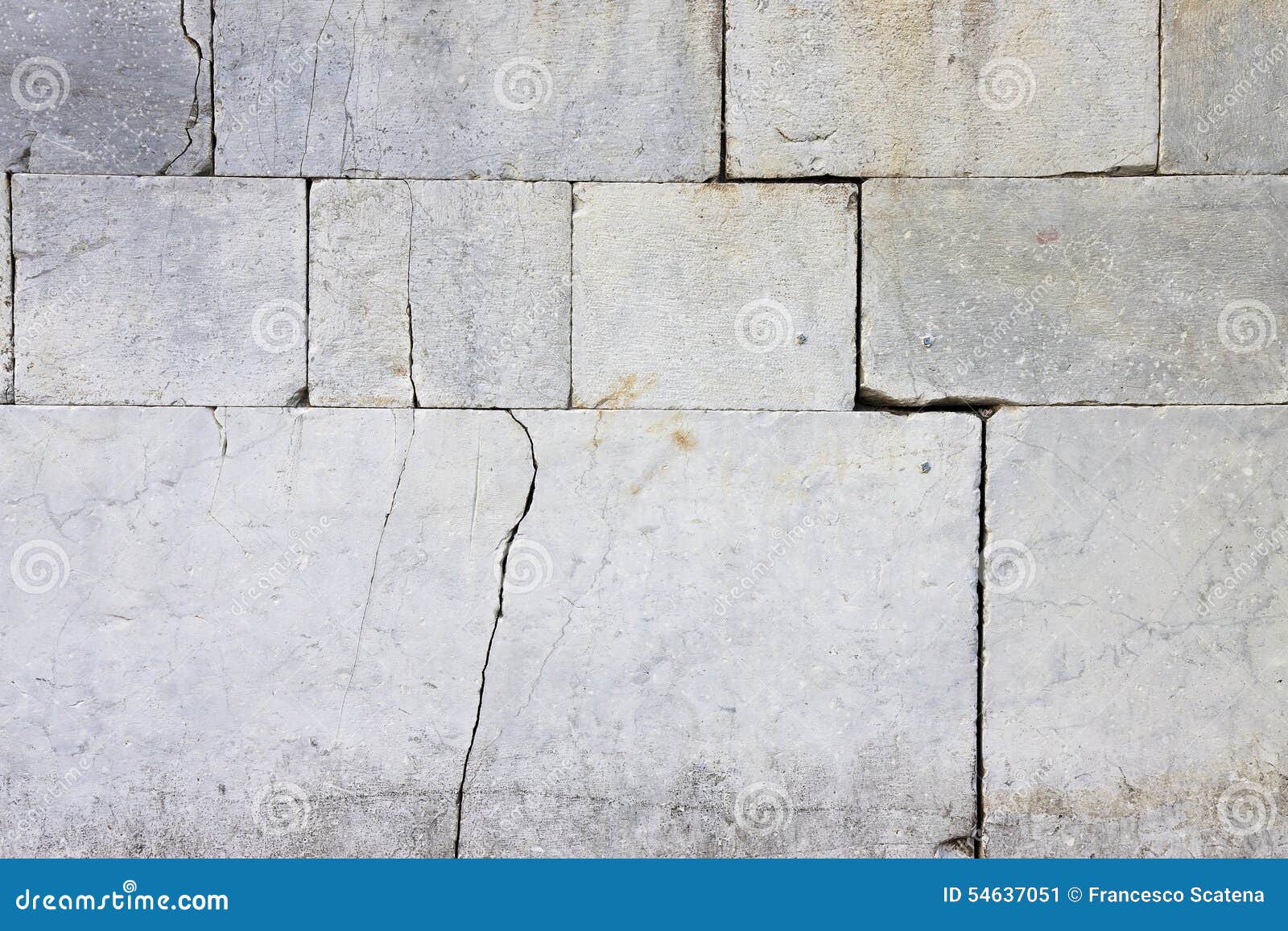 Cracked stone wall stock image. Image of material, architectural - 54637051