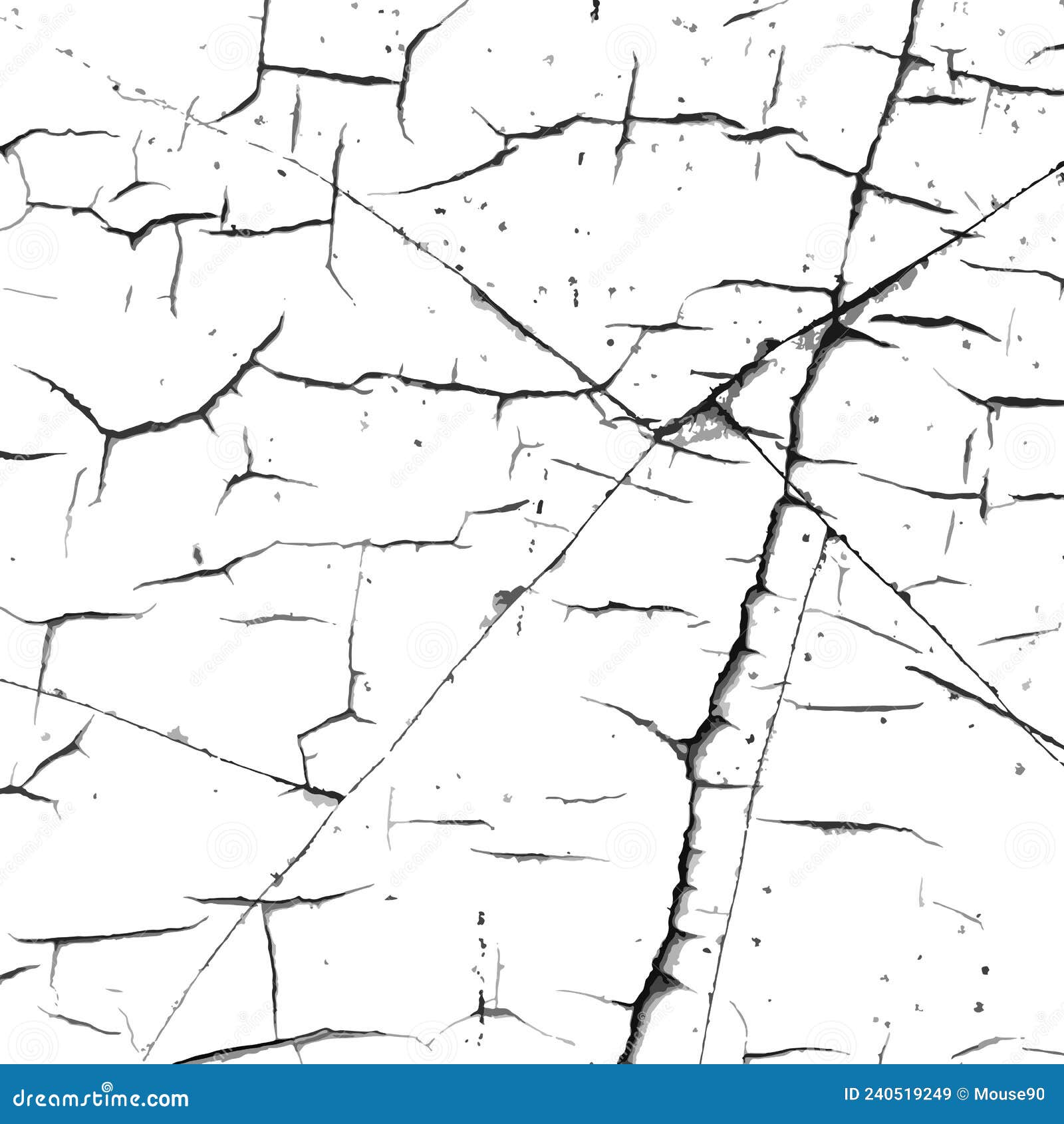 Cracked style texture stock vector. Illustration of concrete - 240519249
