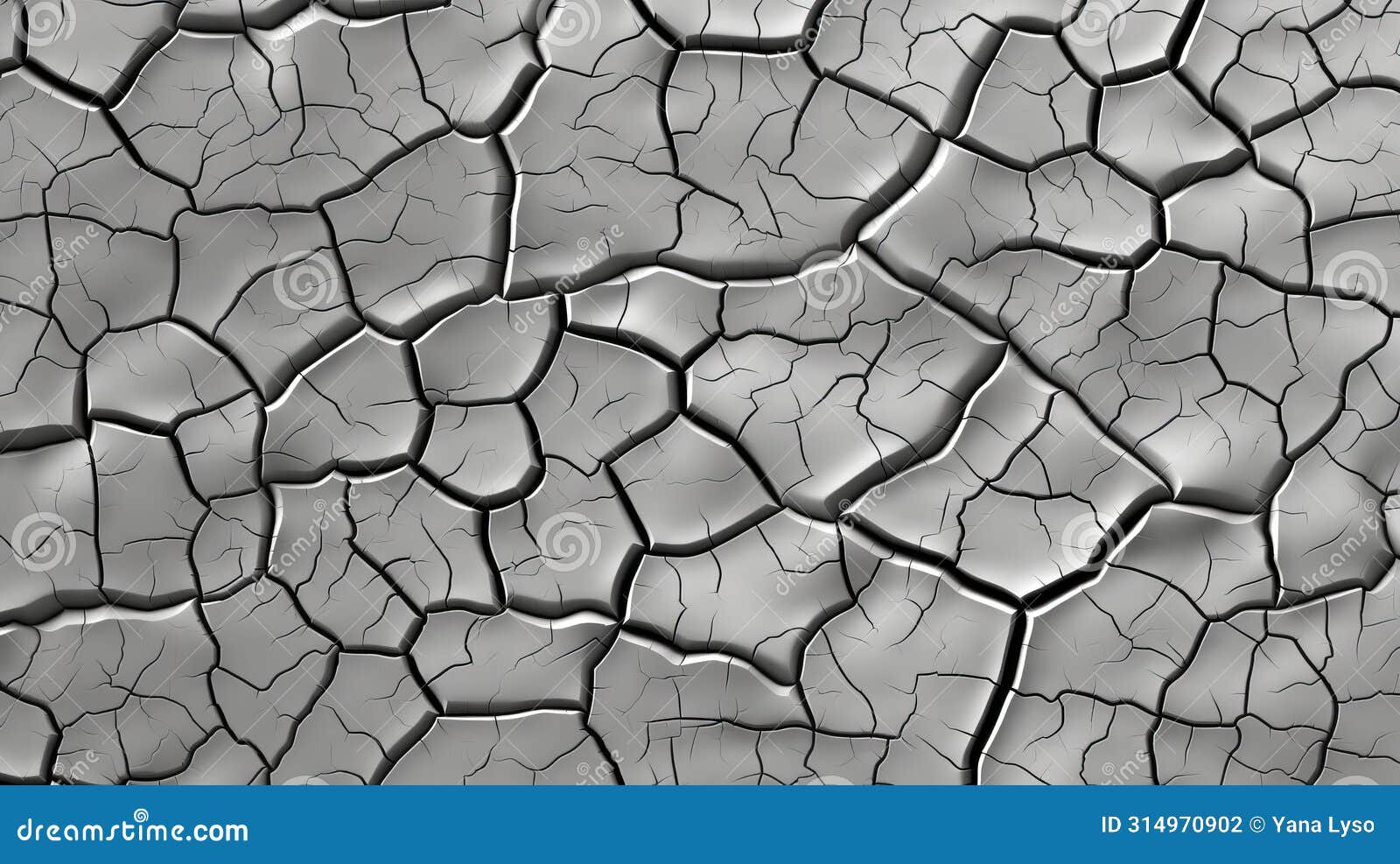 Cracked Surface Texture with Abstract Patterns. Monochrome Mosaic Tiles ...