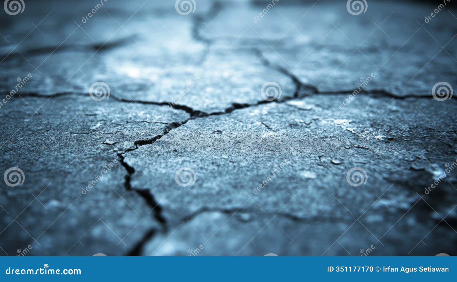 Cracked Surface Texture Showing Deep Fissures and Erosion Stock ...