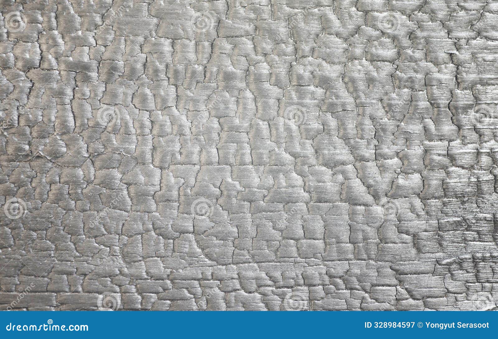 Cracked Textured Surface of the Silver Gray Object Stock Image - Image ...