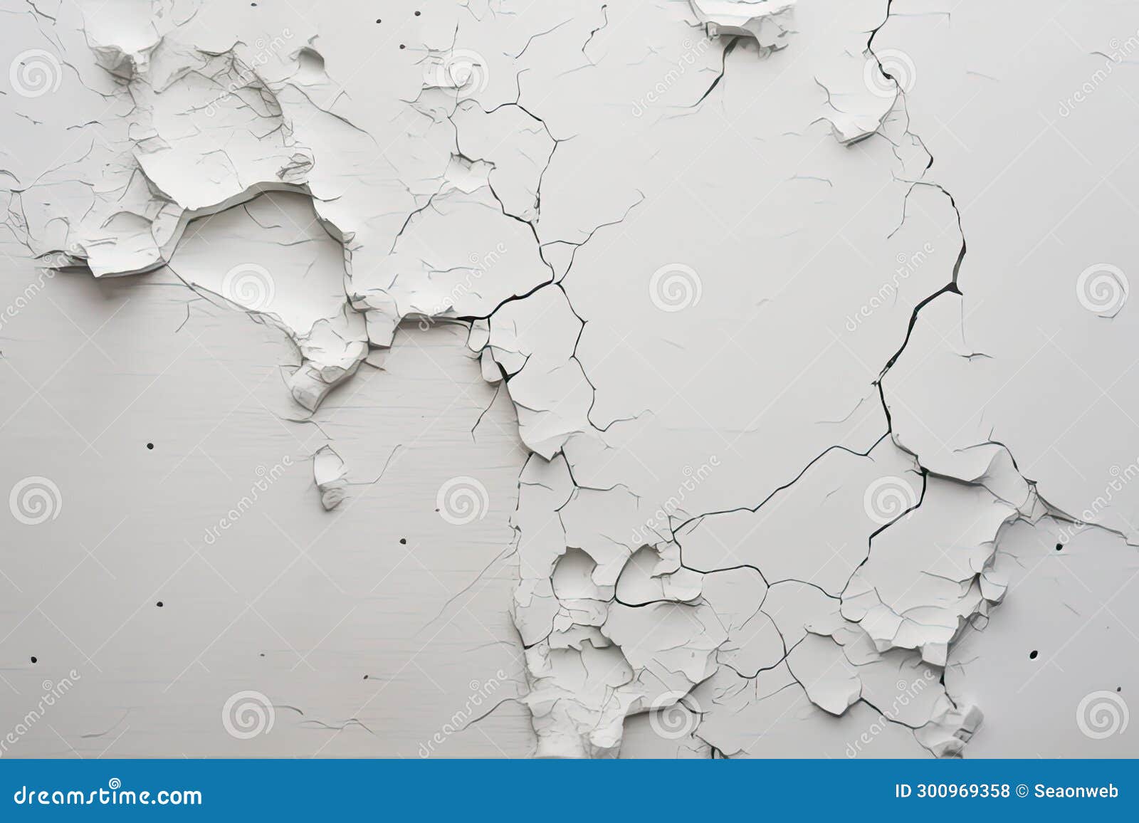 Cracked, Textured White Background in Bad Condition with Broken Pattern ...
