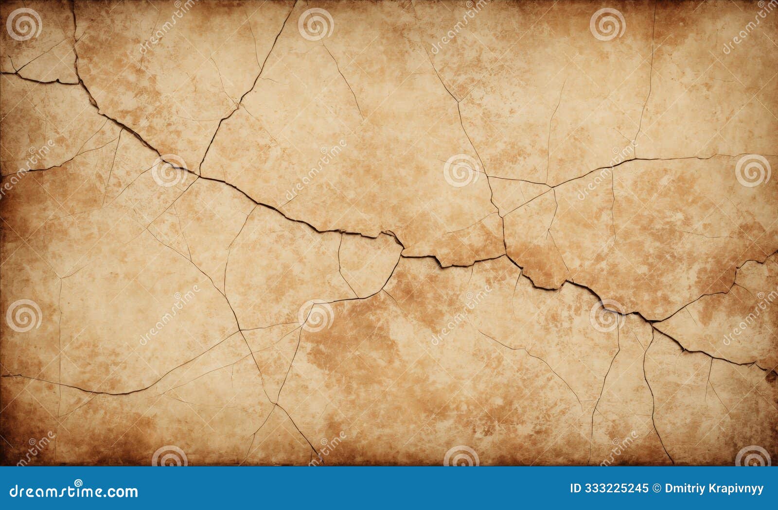 Cracked Vintage Parchment Paper Texture Stock Illustration ...