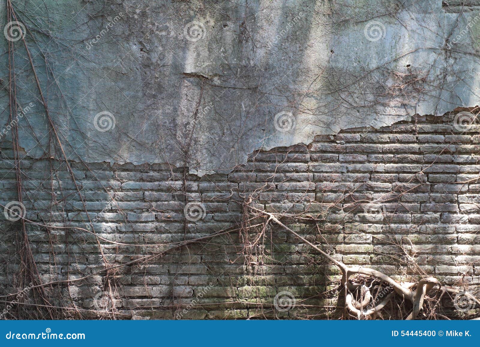 Cracked Wall stock photo. Image of close, building, earthquake - 54445400