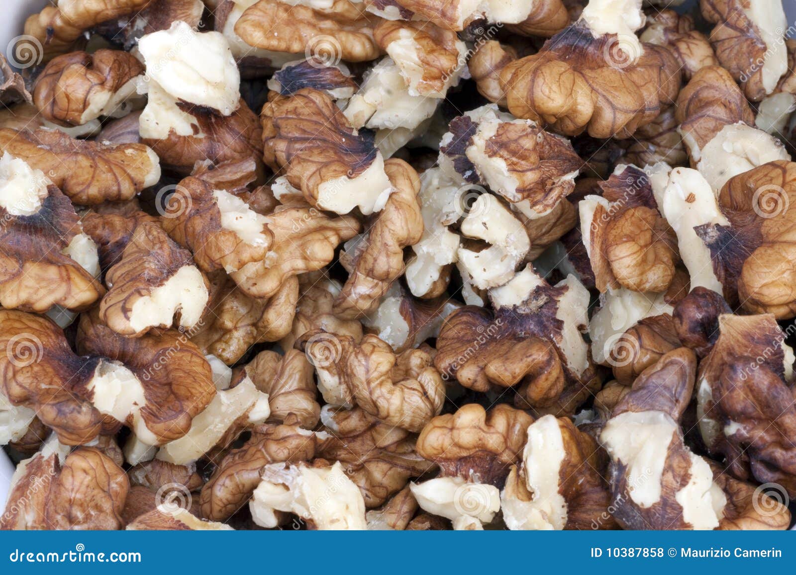 Cracked Walnut stock photo. Image of walnut, vegetable - 10387858