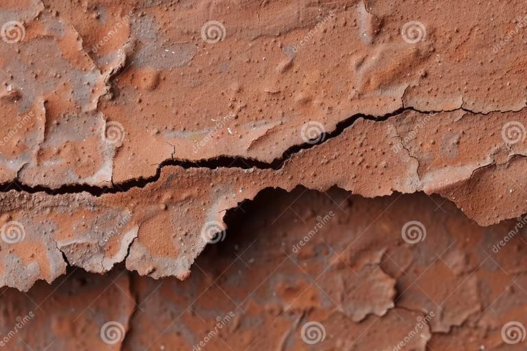 Cracked and Weathered Clay Surface Texture Stock Illustration ...