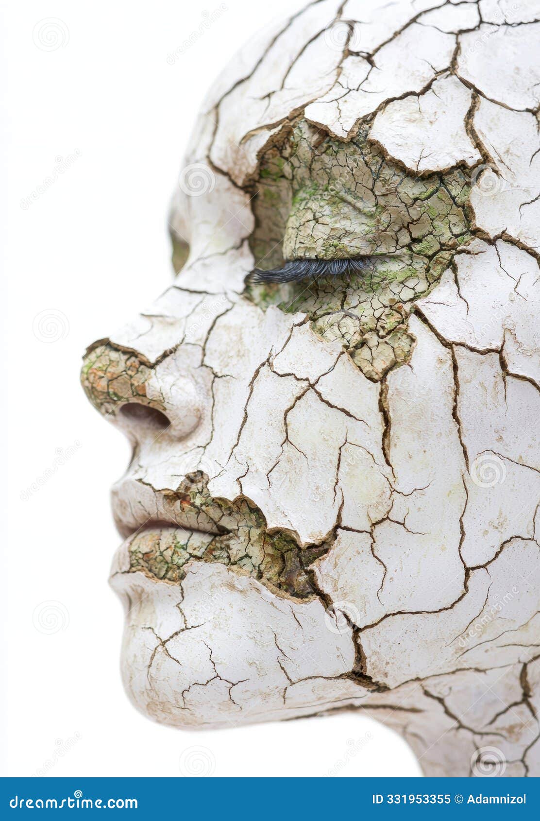 Stone Face On Easter Island. Ancient Moai Statue. Famous Travel Symbol ...