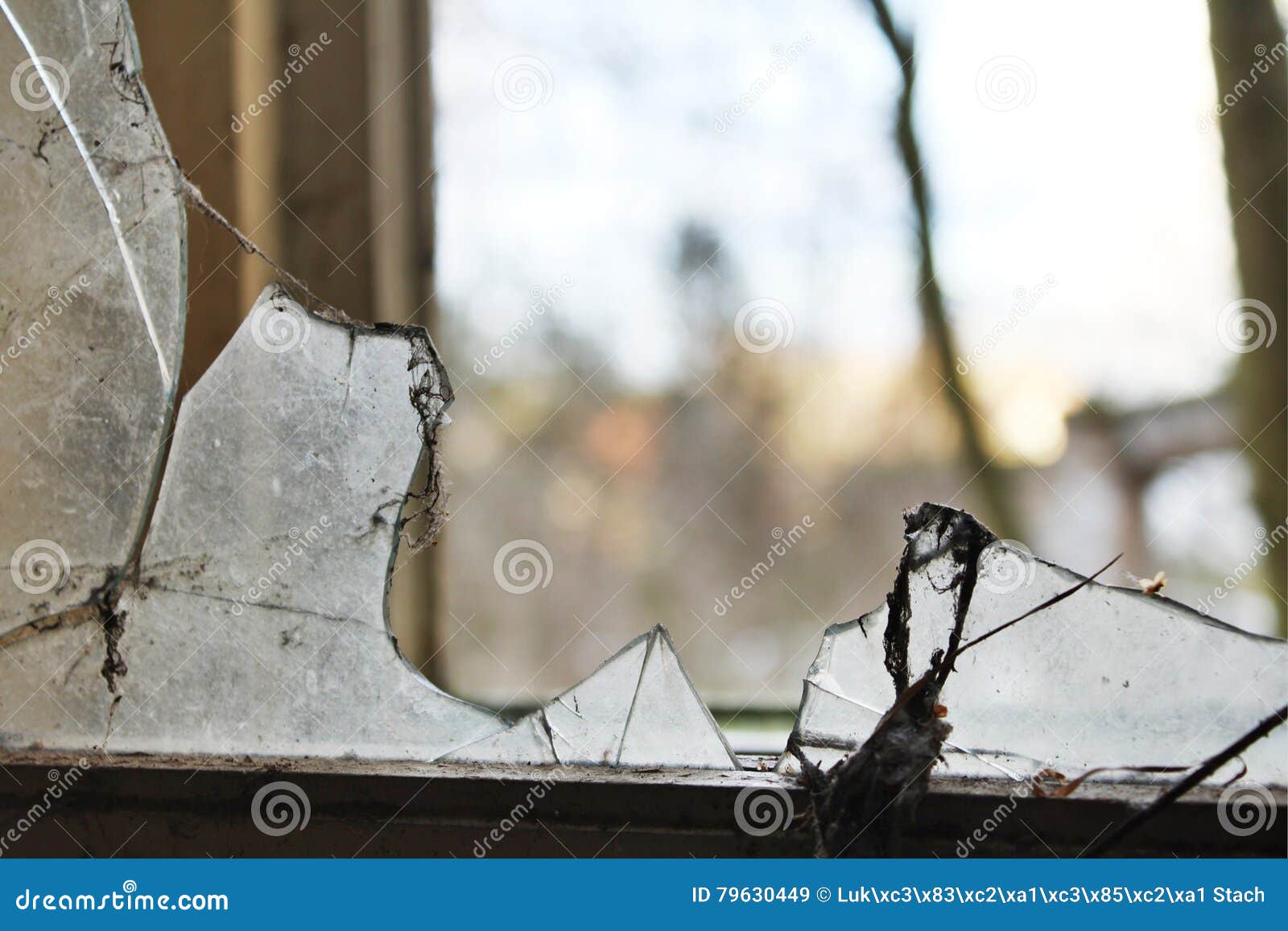 Cracked window stock image. Image of sharp, shattered - 79630449