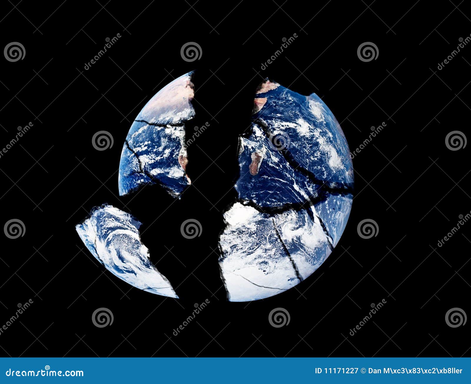 Cracked World stock illustration. Illustration of concept - 11171227