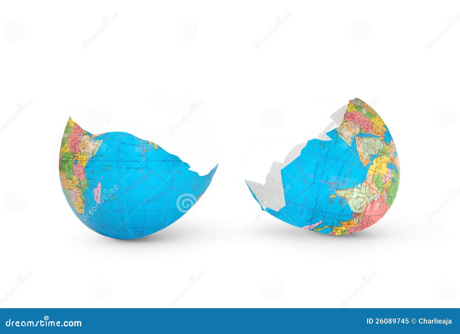 Cracked world stock image. Image of change, broken, environmental ...