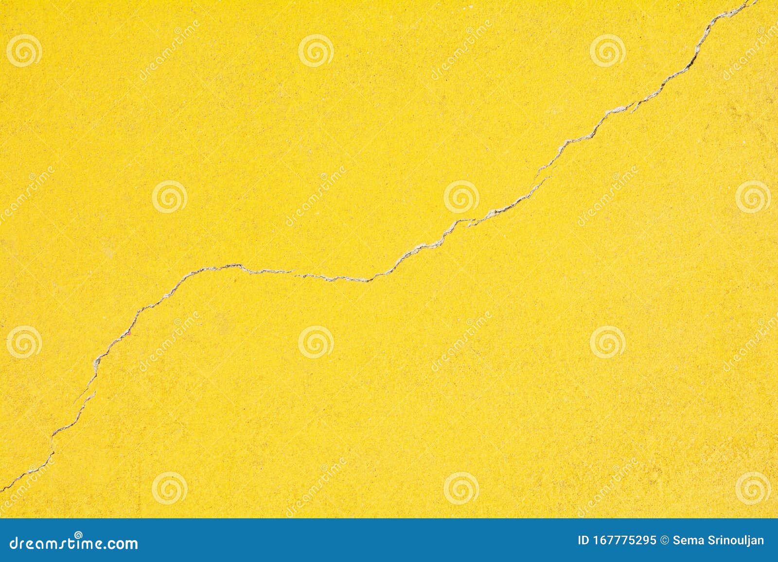 Cracked Yellow Concrete Wall Texture Stock Image - Image of concrete ...