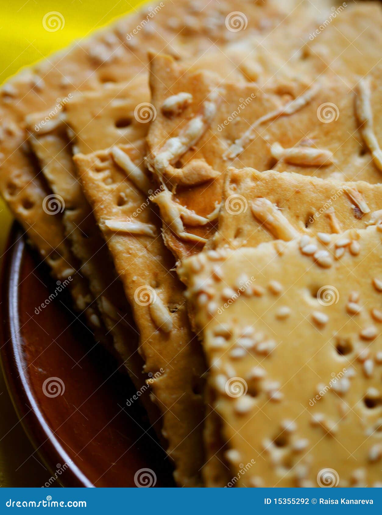 Cracker biscuits stock photo. Image of macro, food, cake - 15355292