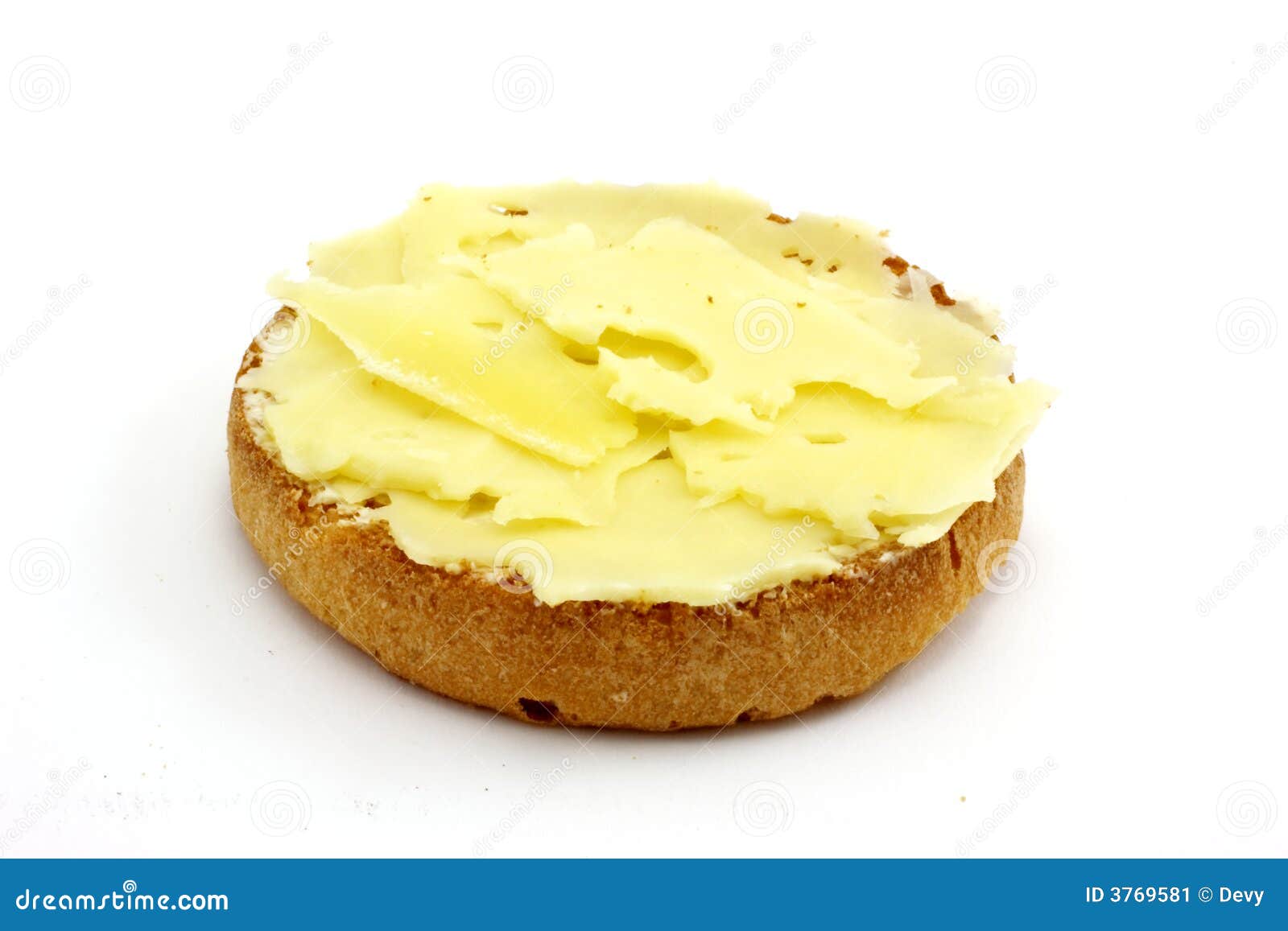 Cracker met boter en kaas stock afbeelding. Image of kraker - 3769581