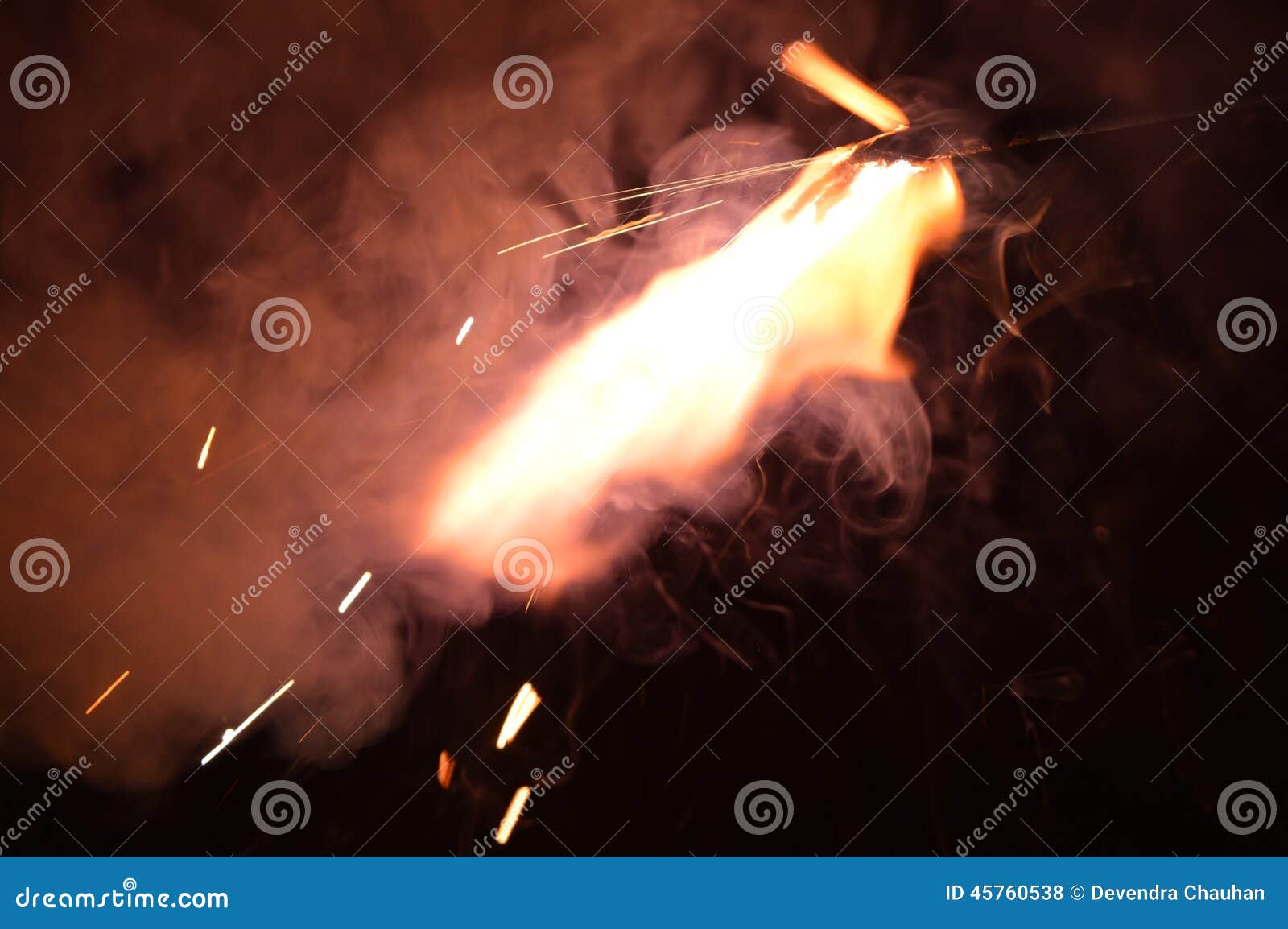 A cracker spitting fire stock photo. Image of throwing - 45760538