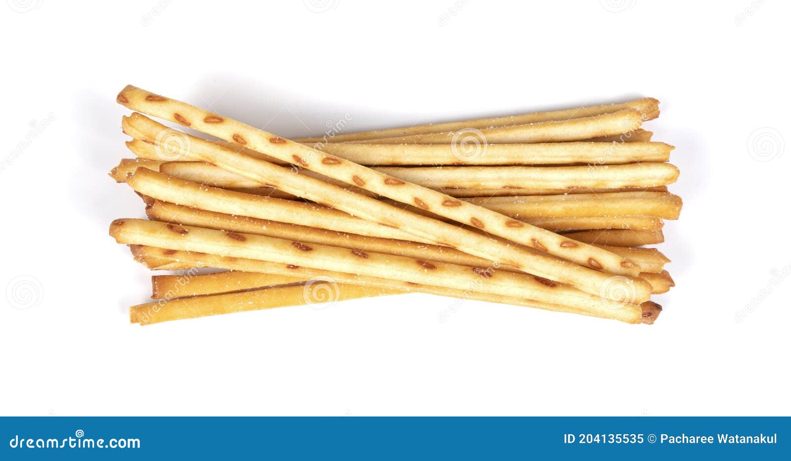 Cracker Stick Isolated on a White Background Stock Image - Image of ...