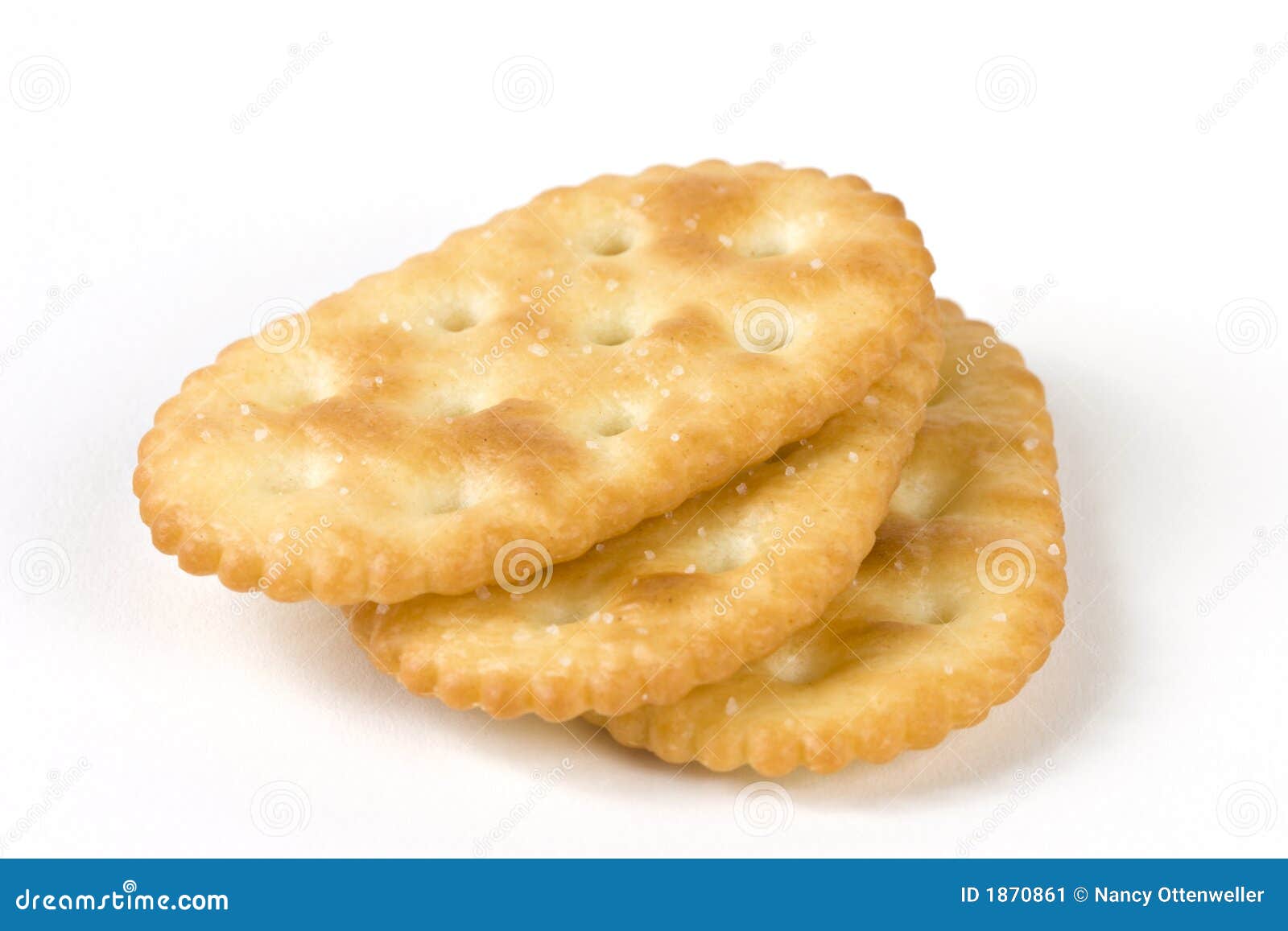 Cracker Trio stock image. Image of group, snack, isolated - 1870861