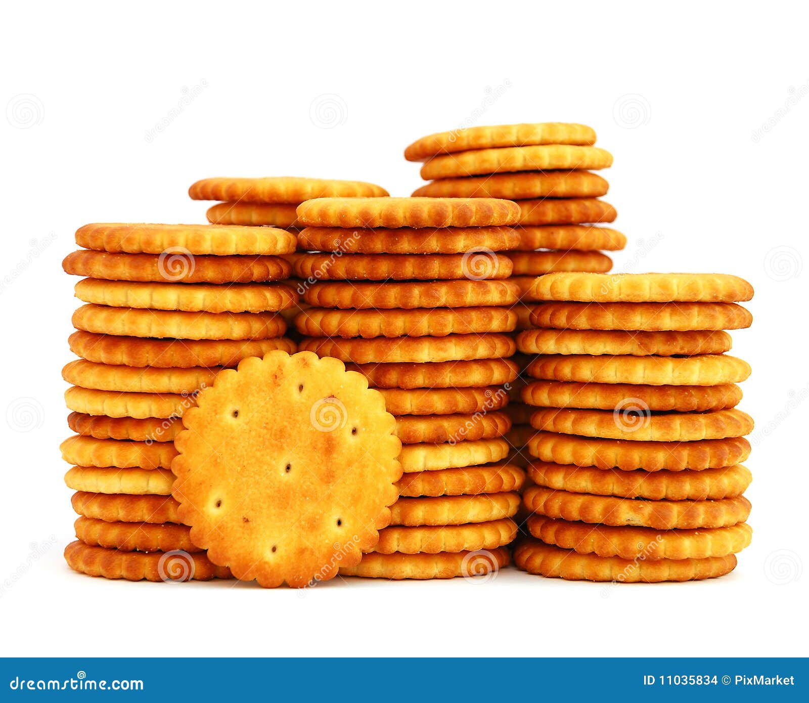 Crackers stock photo. Image of nutrition, isolated, baked - 11035834