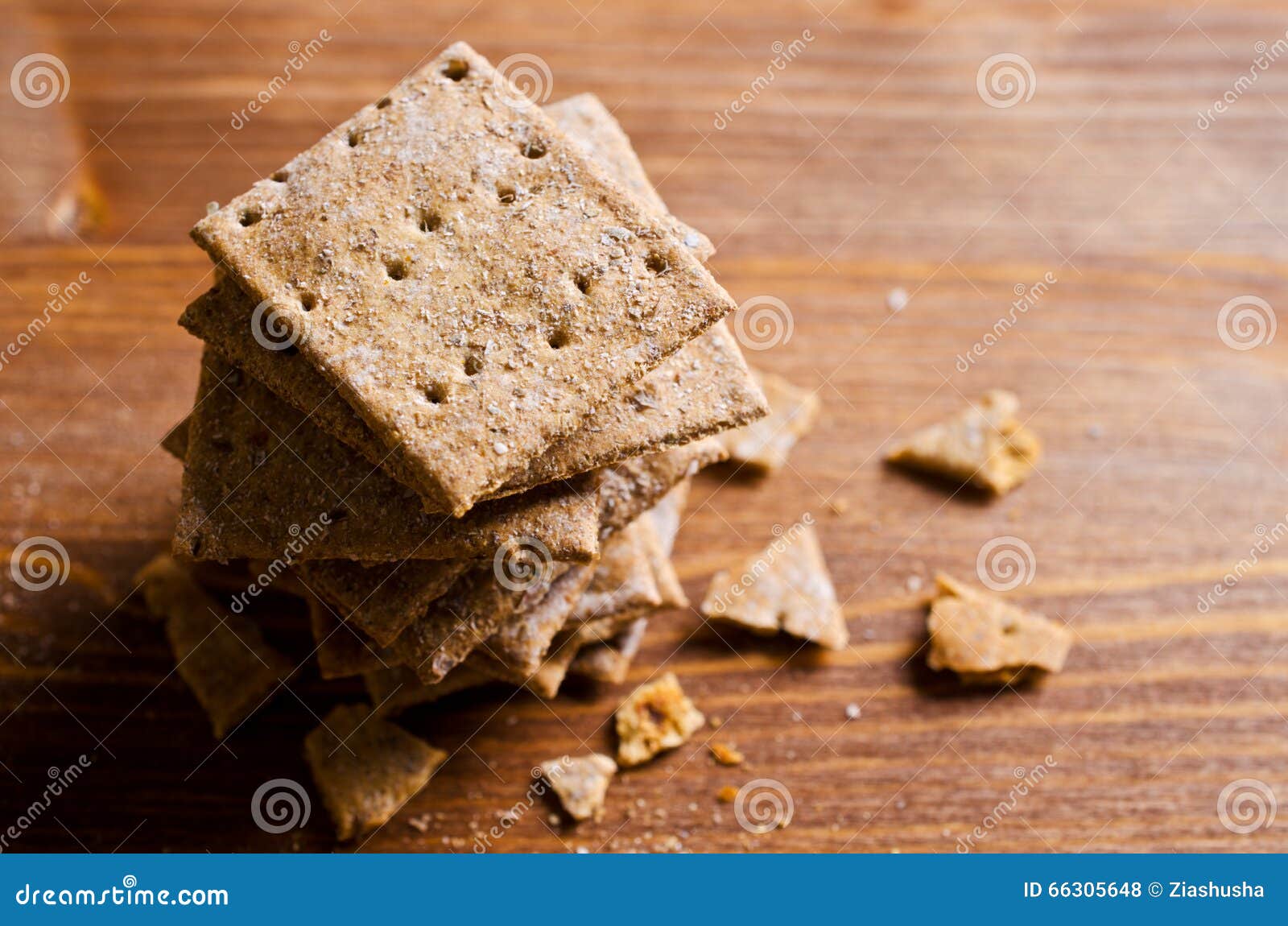 Crackers with bran stock photo. Image of cracker, food - 66305648
