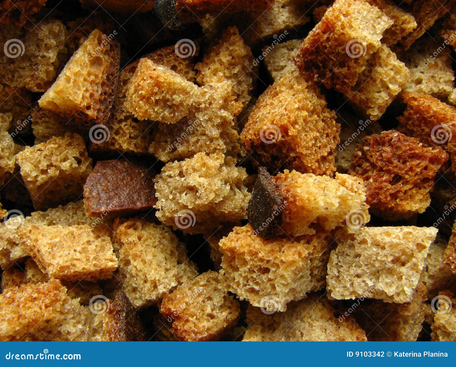 Crackers from bread stock photo. Image of crust, diet - 9103342