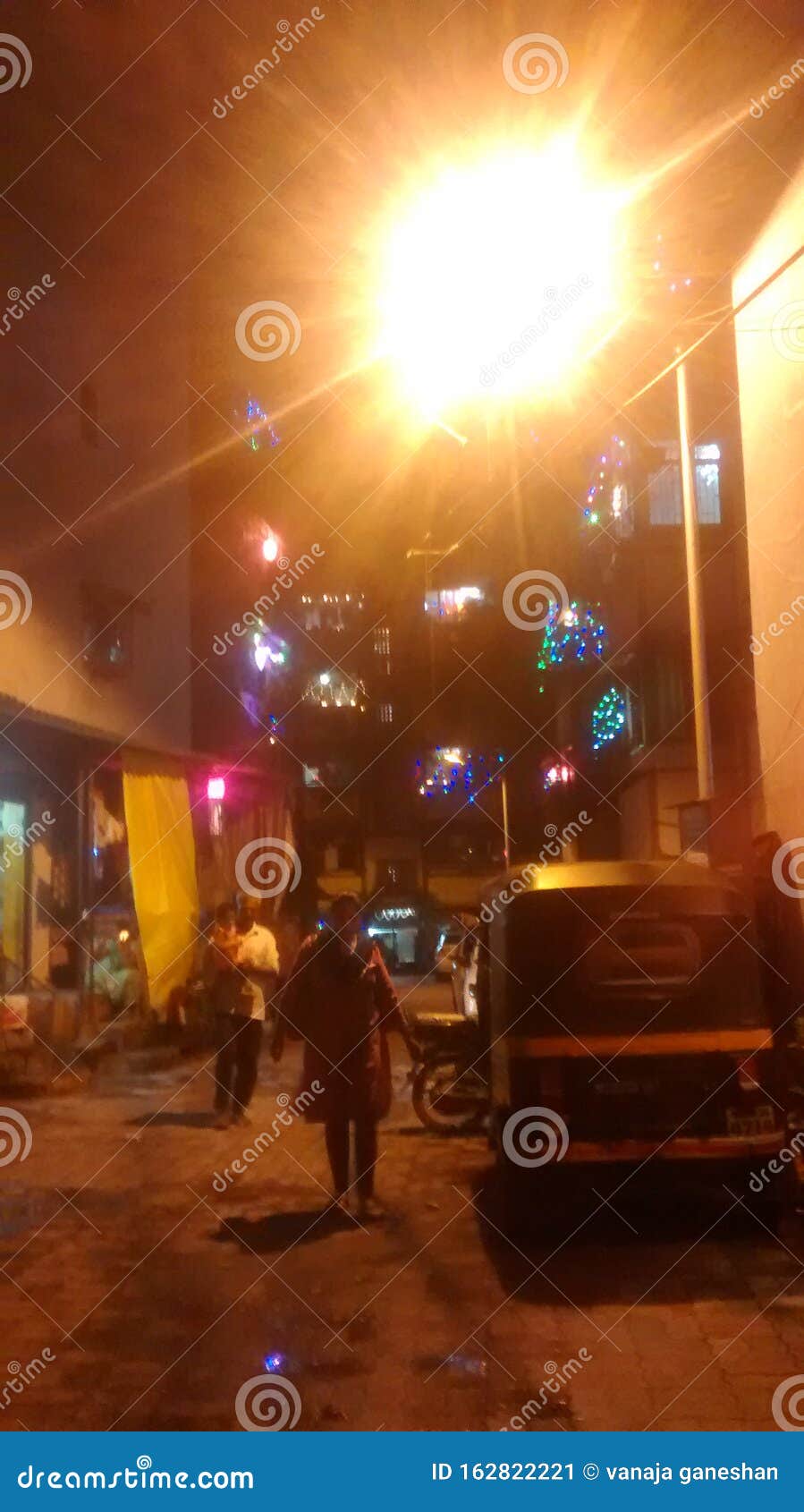 Crackers Burning Falling of Fires and Sparks from it Editorial Photo ...