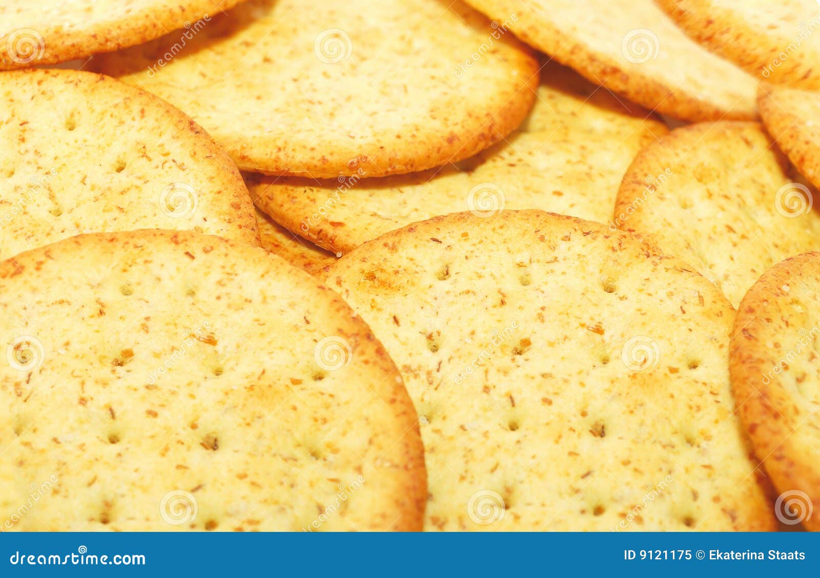 Crackers Closeup Background. Stock Image - Image of plain, flat: 9121175