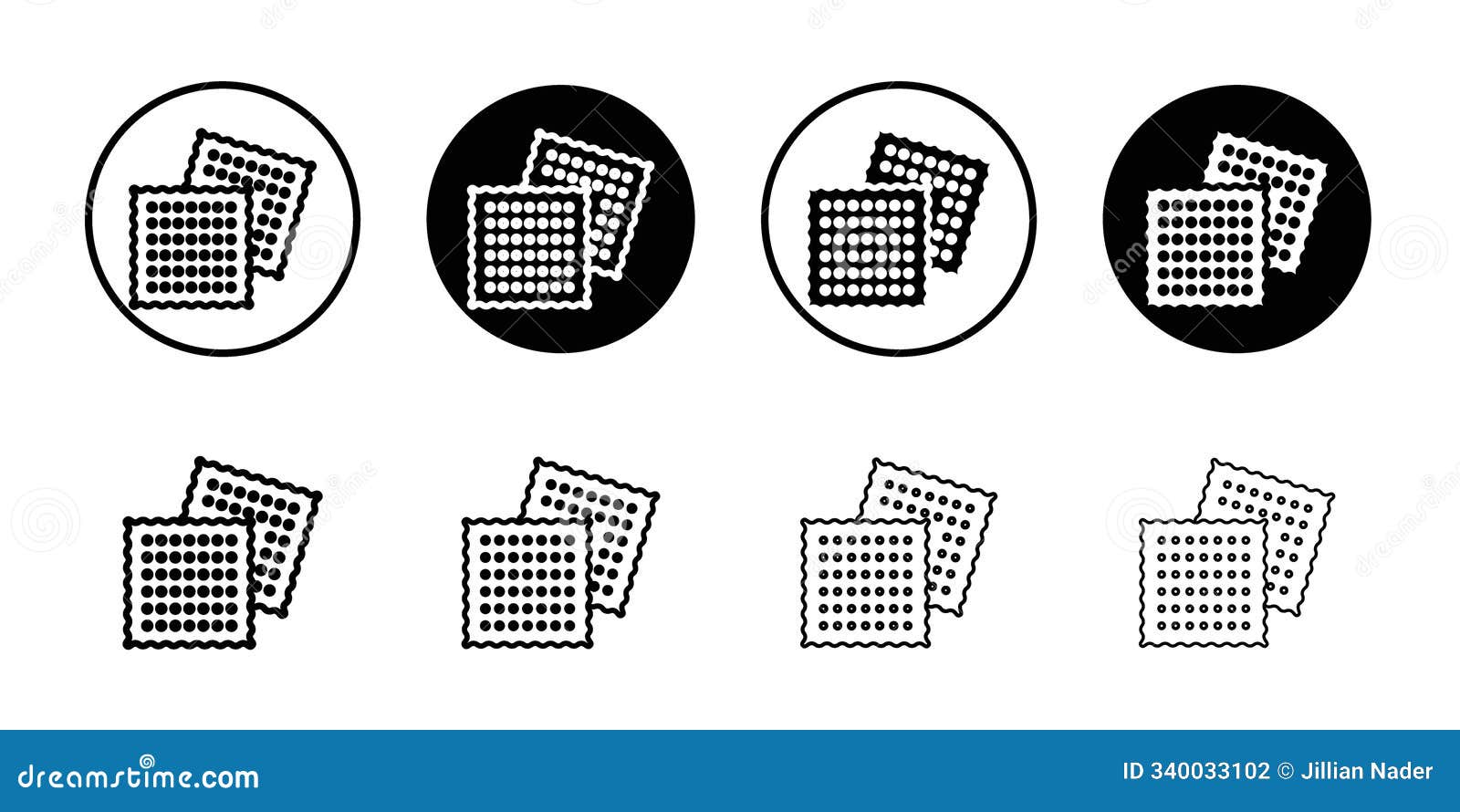 Crackers Icon Linear Logo Isolated Stock Vector - Illustration of icon ...