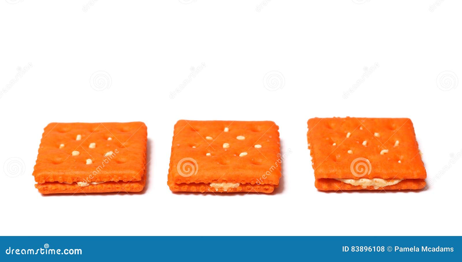 Crackers stock photo. Image of food, three, crackers - 83896108
