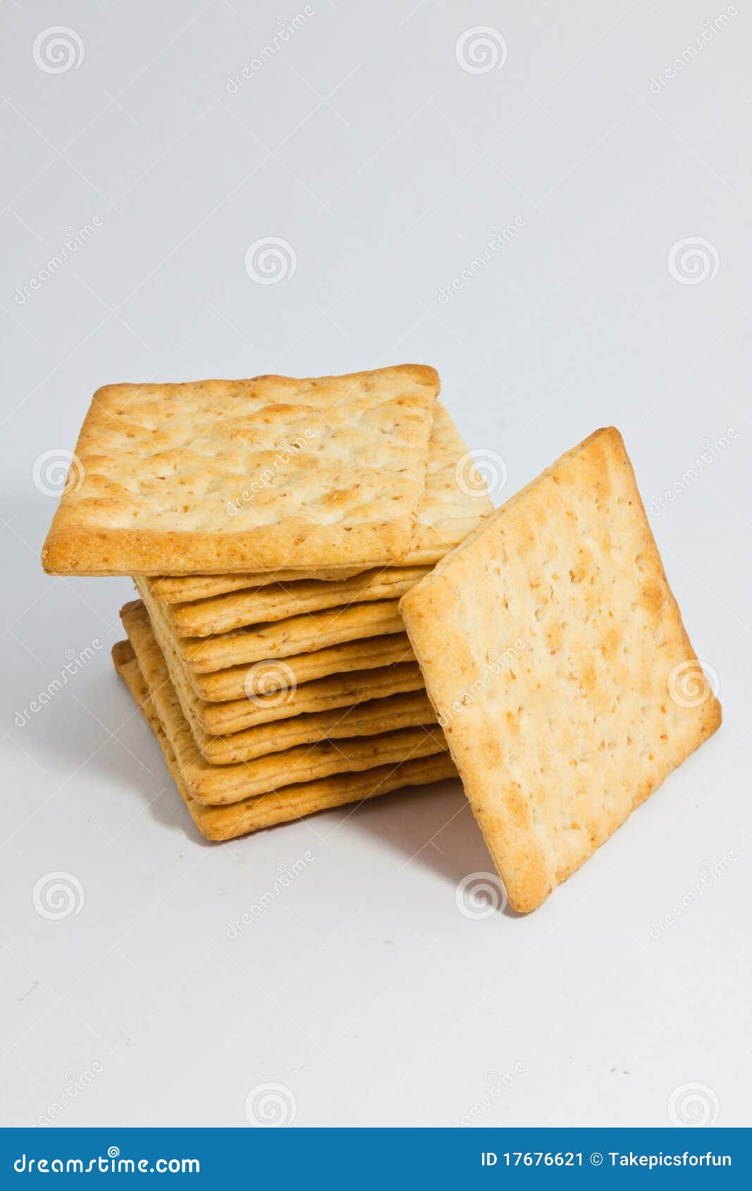 Crackers in Stack stock image. Image of flour, powder - 17676621
